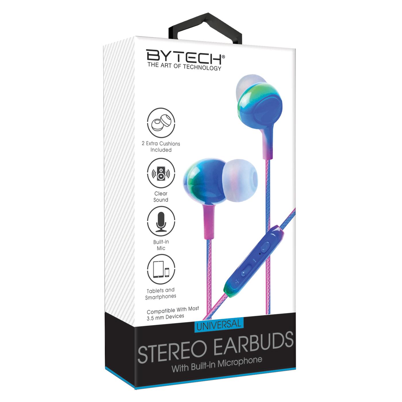 Bytech Wired Rainbow Earbud - Shop Headphones at H-E-B