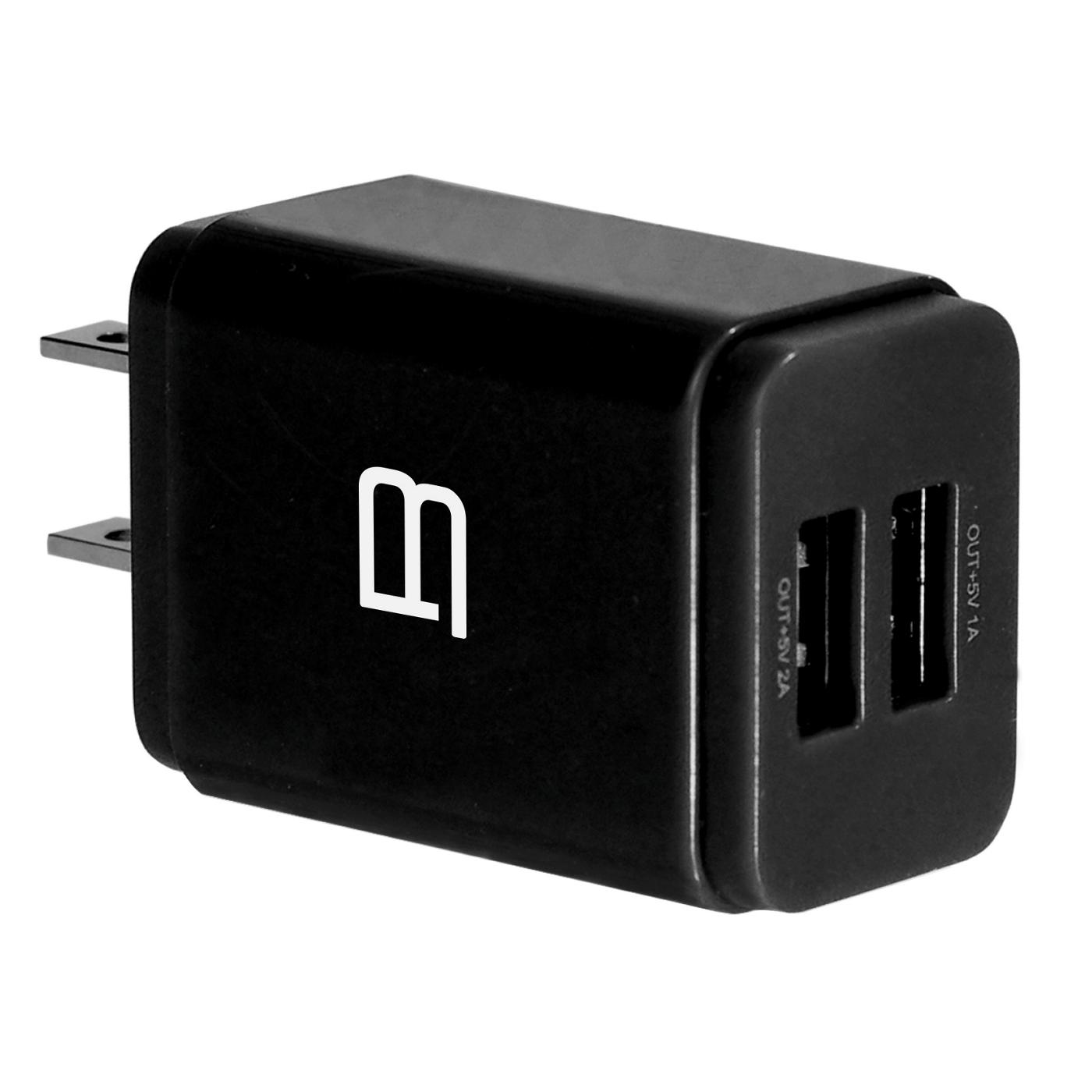 Bytech Dual USB Wall Charger - Black - Shop Connection cables at H-E-B