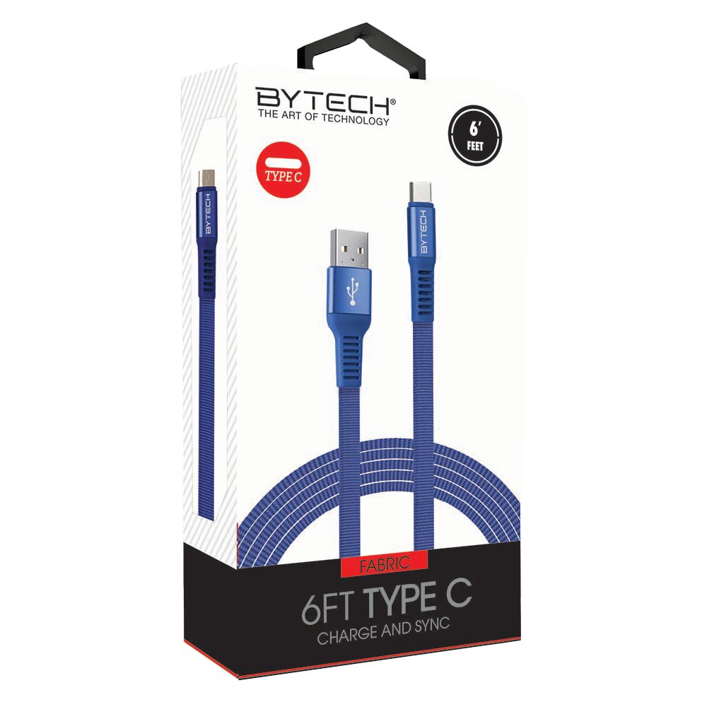 Bytech USB Type-C Charging Cable - Blue - Shop Connection cables at H-E-B