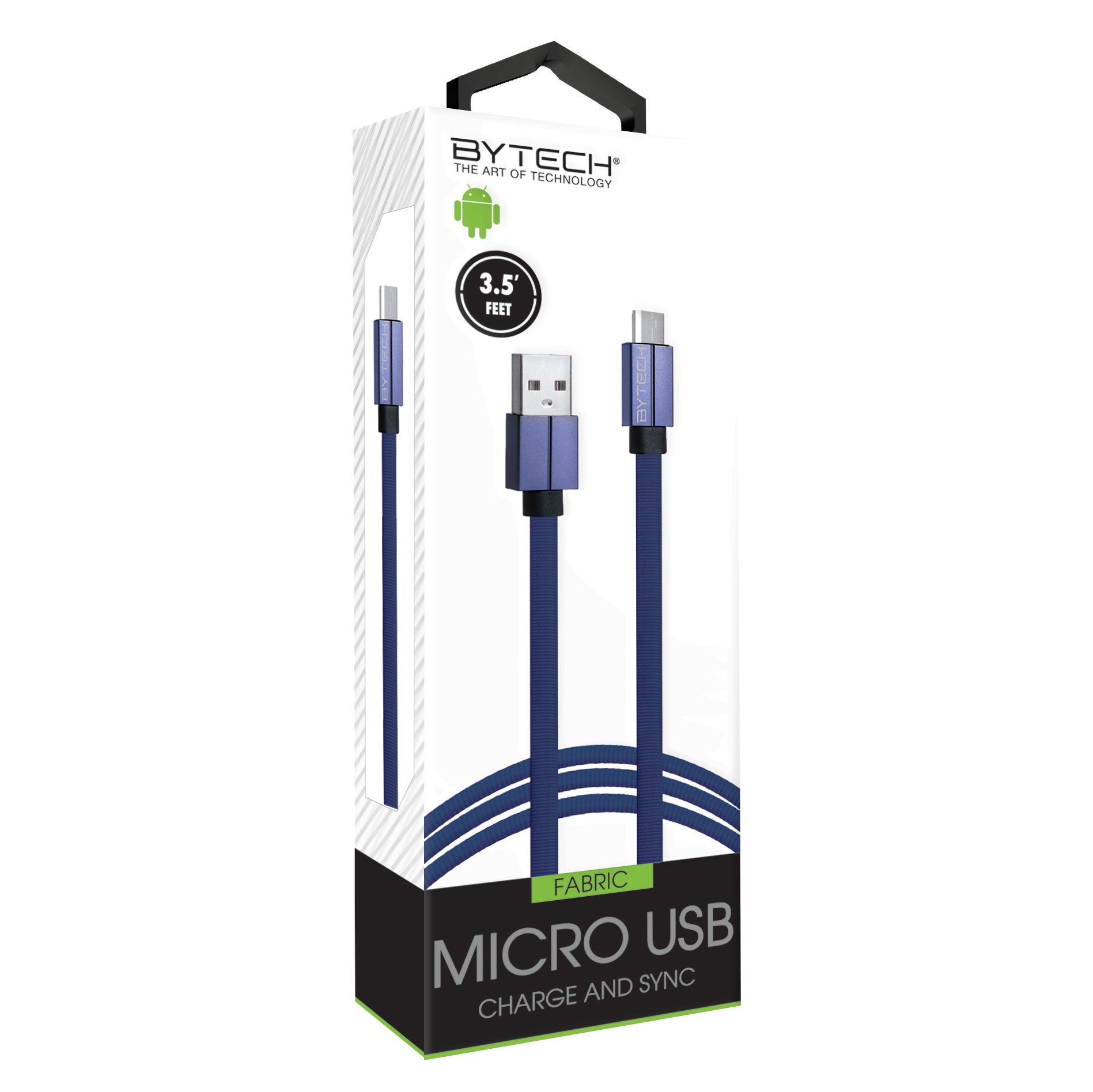 Bytech Flat Fabric Micro Cable - Shop Connection cables at H-E-B
