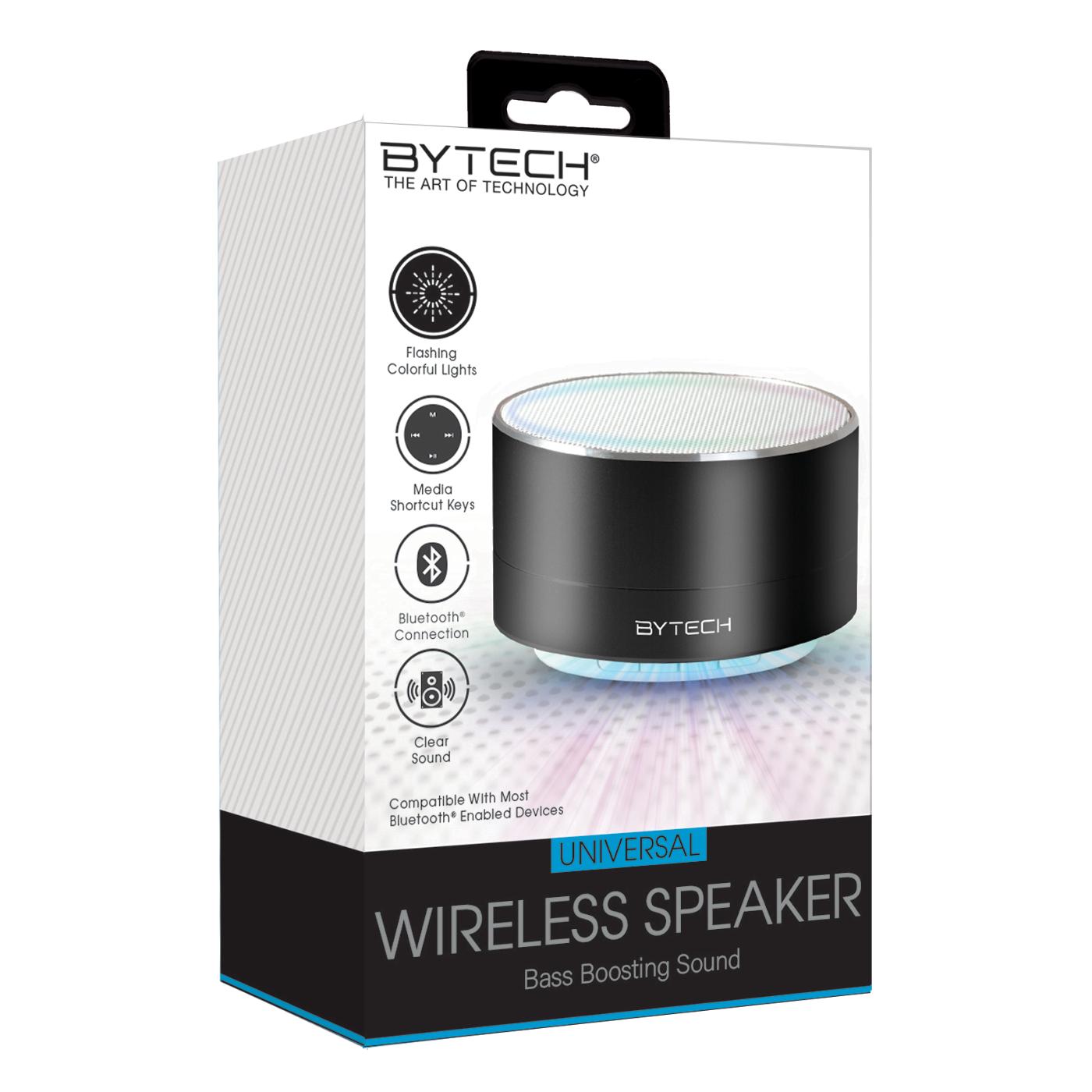 Bytech Bluetooth Chrome Light Up Speaker - Shop Speakers at H-E-B