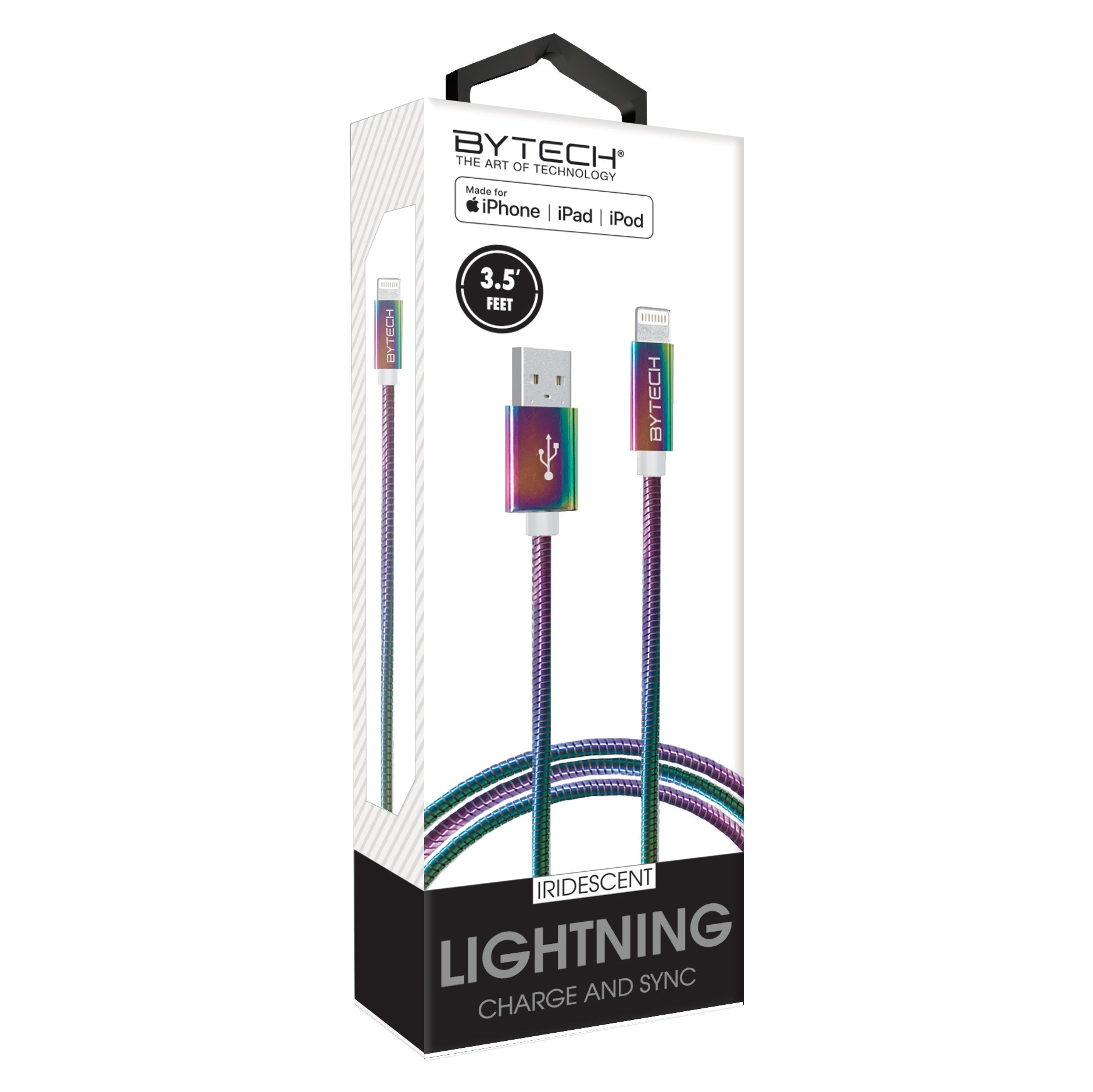 Bytech Iridescent Lightning Cable - Shop Phone chargers at H-E-B