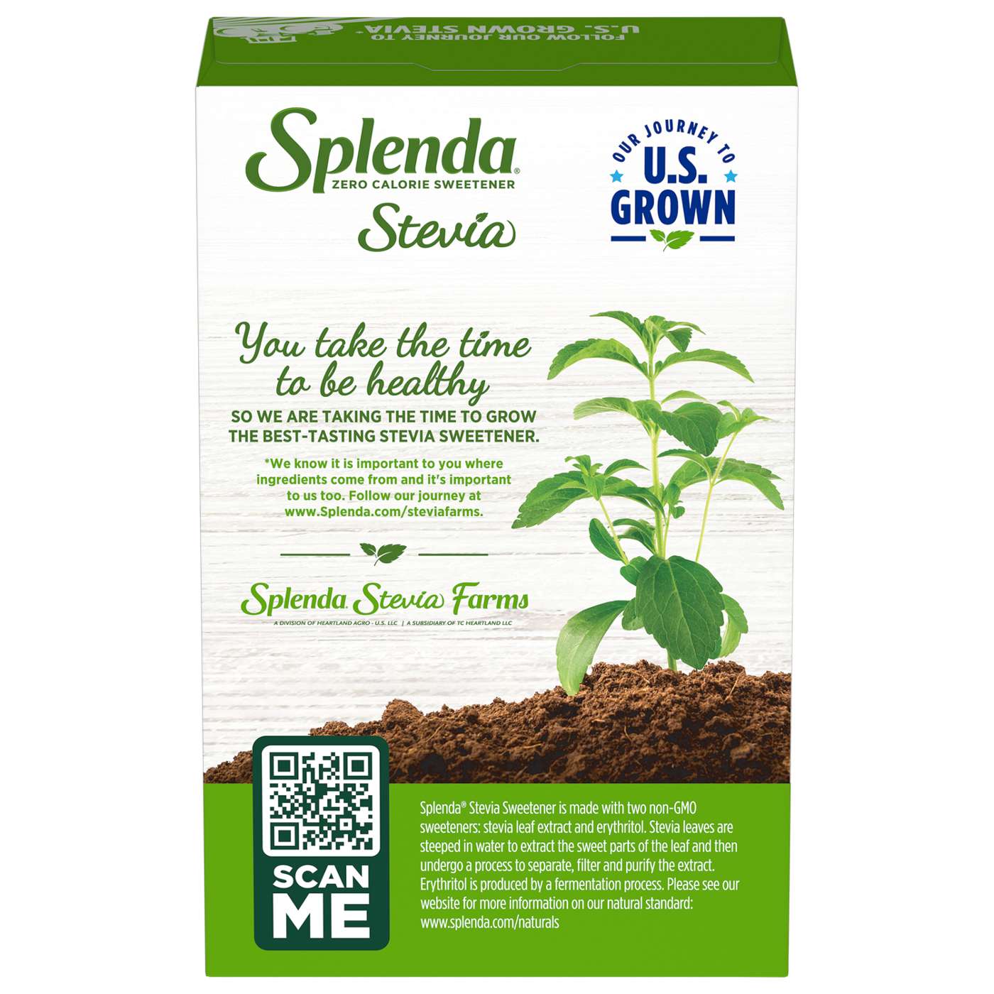 Splenda Zero Calorie Sweetener Stevia Packets - Shop Sugar substitutes ...