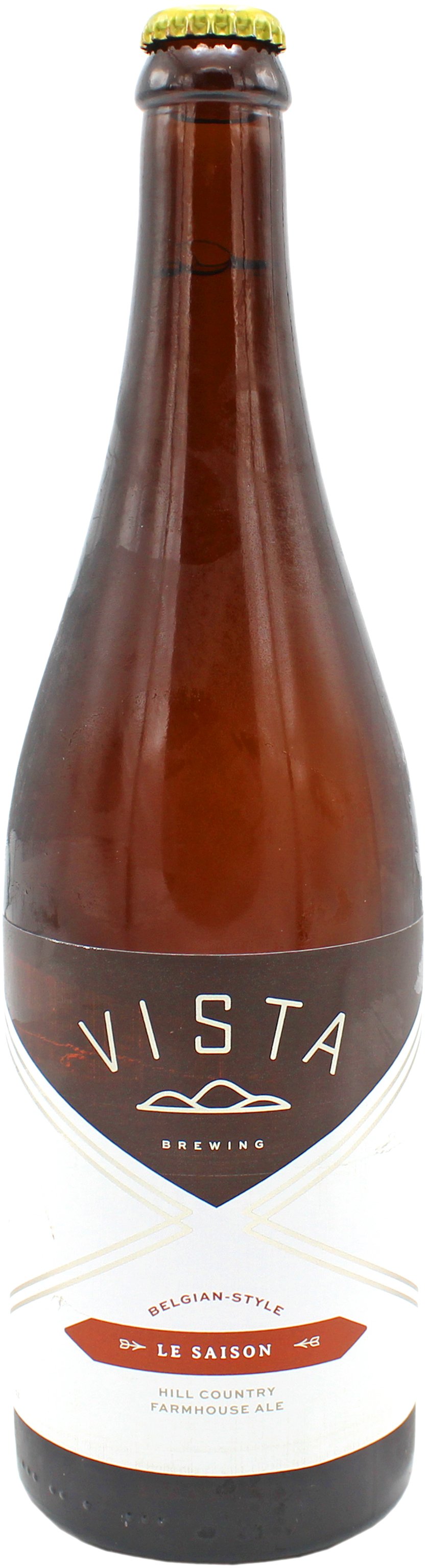 Vista Brewing Le Saison Hill Country Farmhouse Ale Beer, 750 mL ...