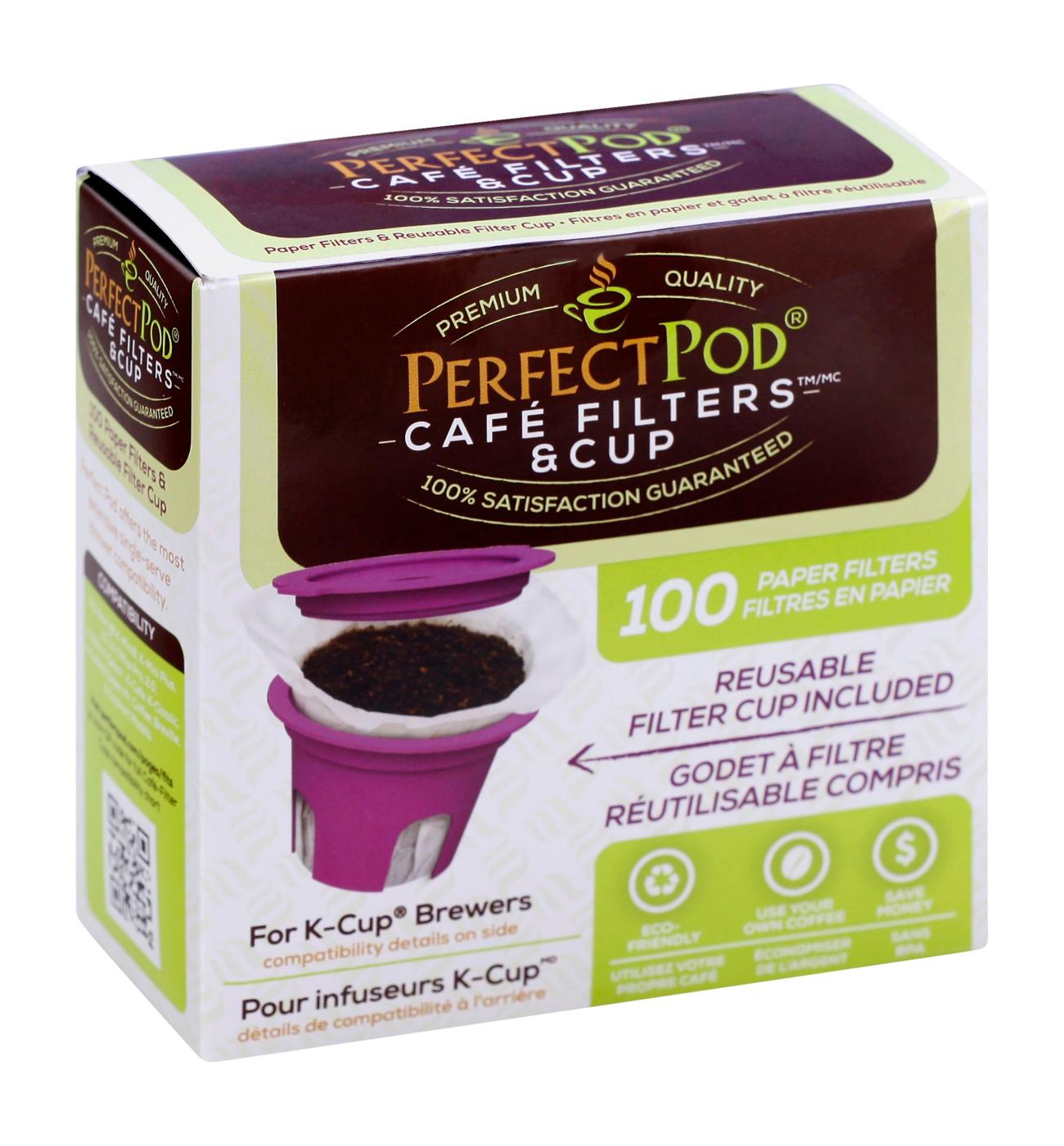 Perfect Pod Cafe Filters & Cup Value Pack - Shop Coffee filters at H-E-B