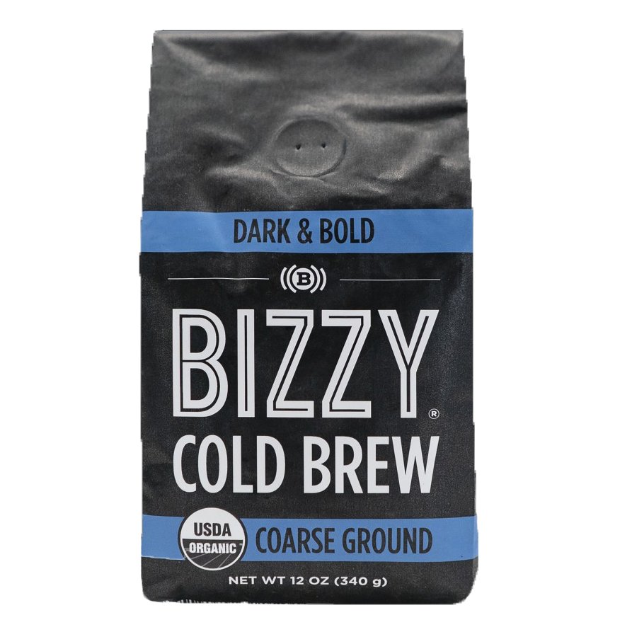 Bizzy Dark & Bold Course Ground Cold Brew Coffee - Shop Coffee at H-E-B