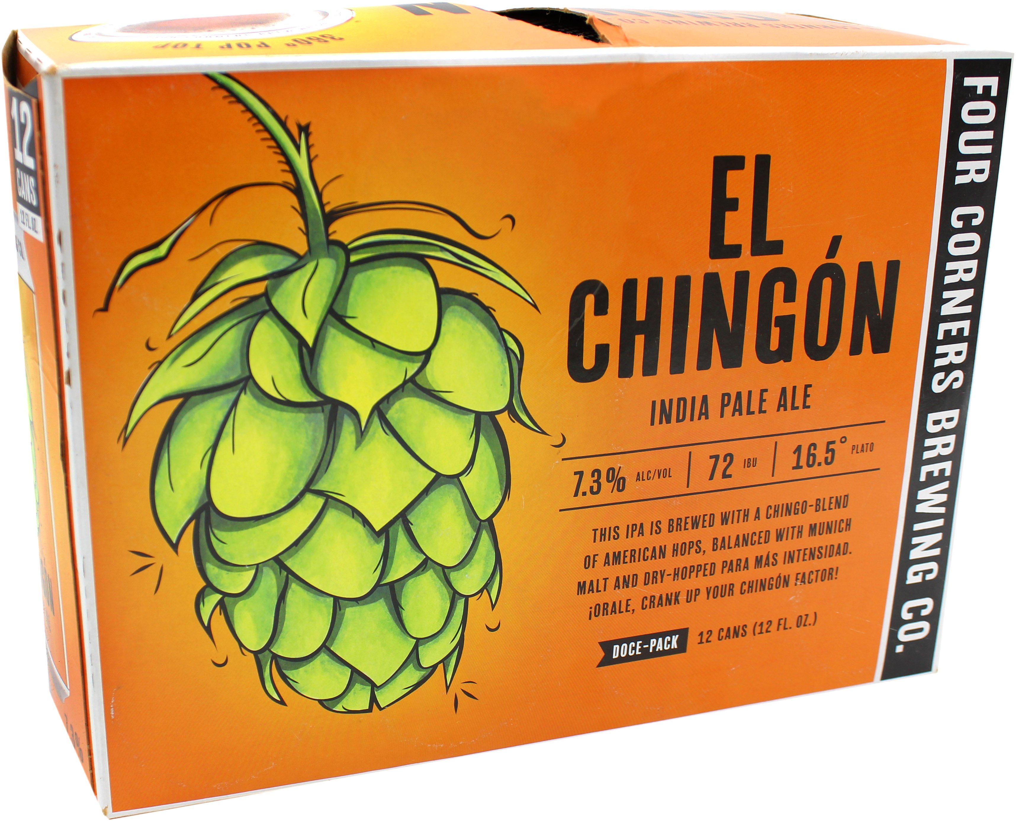 Four Corners El Chingon IPA Craft Beer 12 pk Cans - Shop Beer at H-E-B