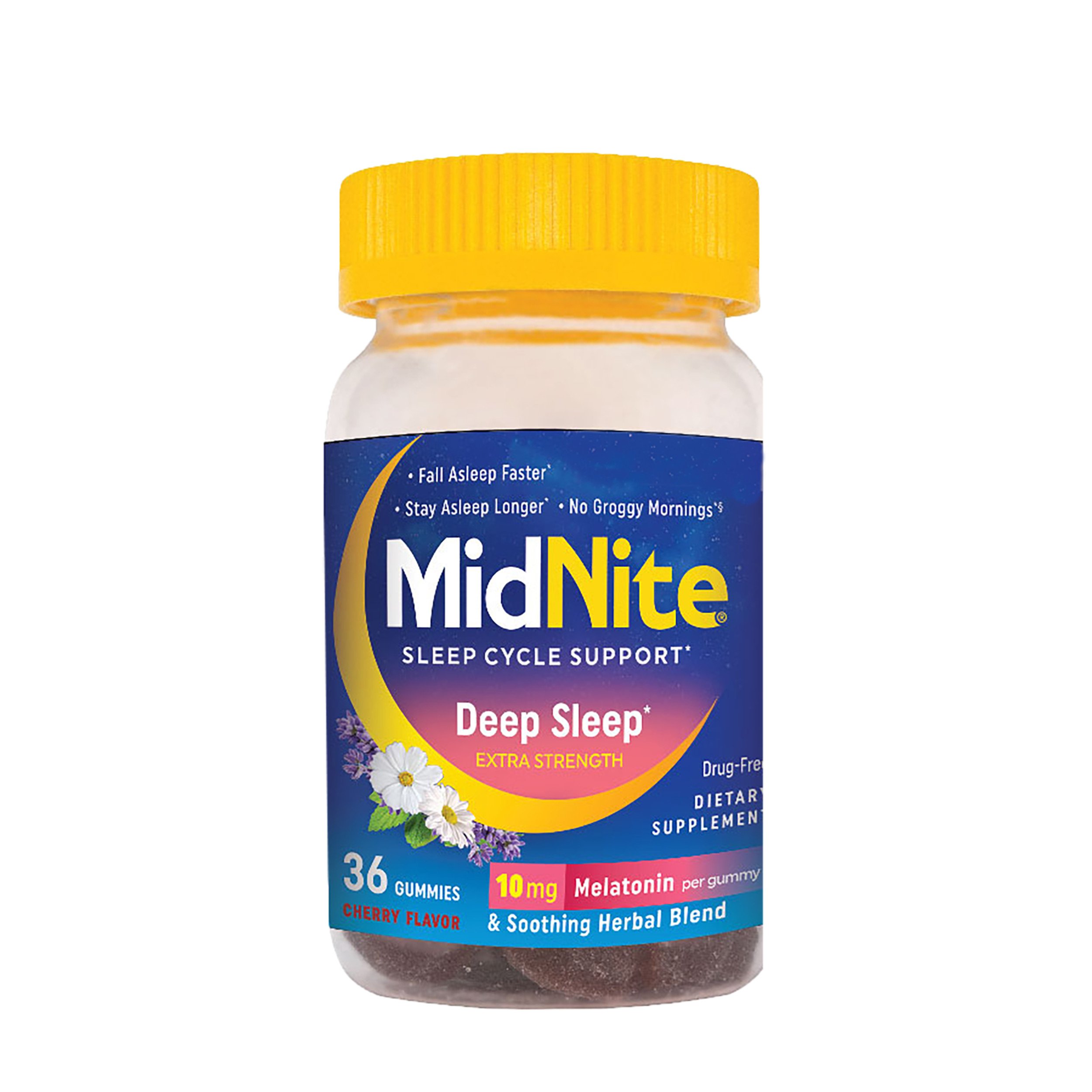 MidNite Deep Sleep Cycle Support Gummies - Cherry - Shop Sleep ...