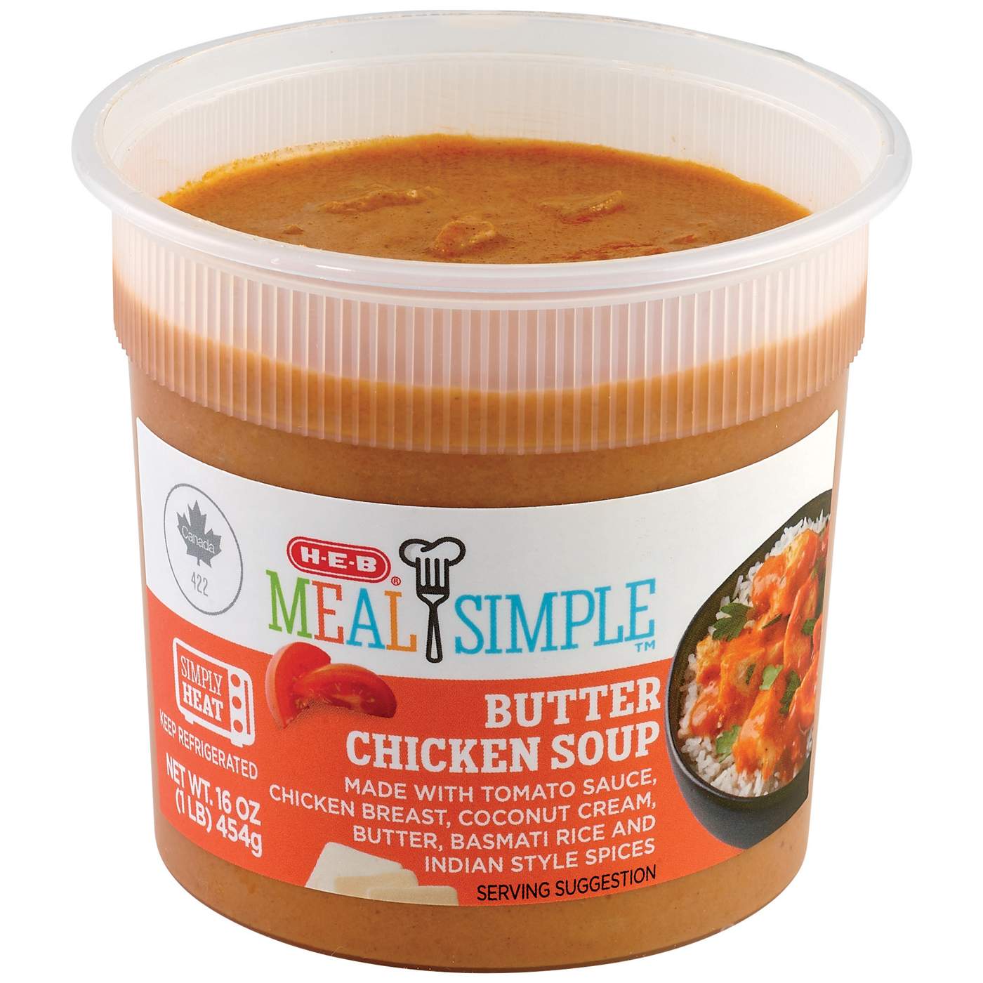 Meal Simple by H-E-B Butter Chicken Soup - Shop Soup at H-E-B