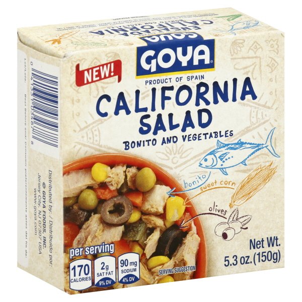 Goya Bonito & Vegetables California Salad - Shop Seafood at H-E-B