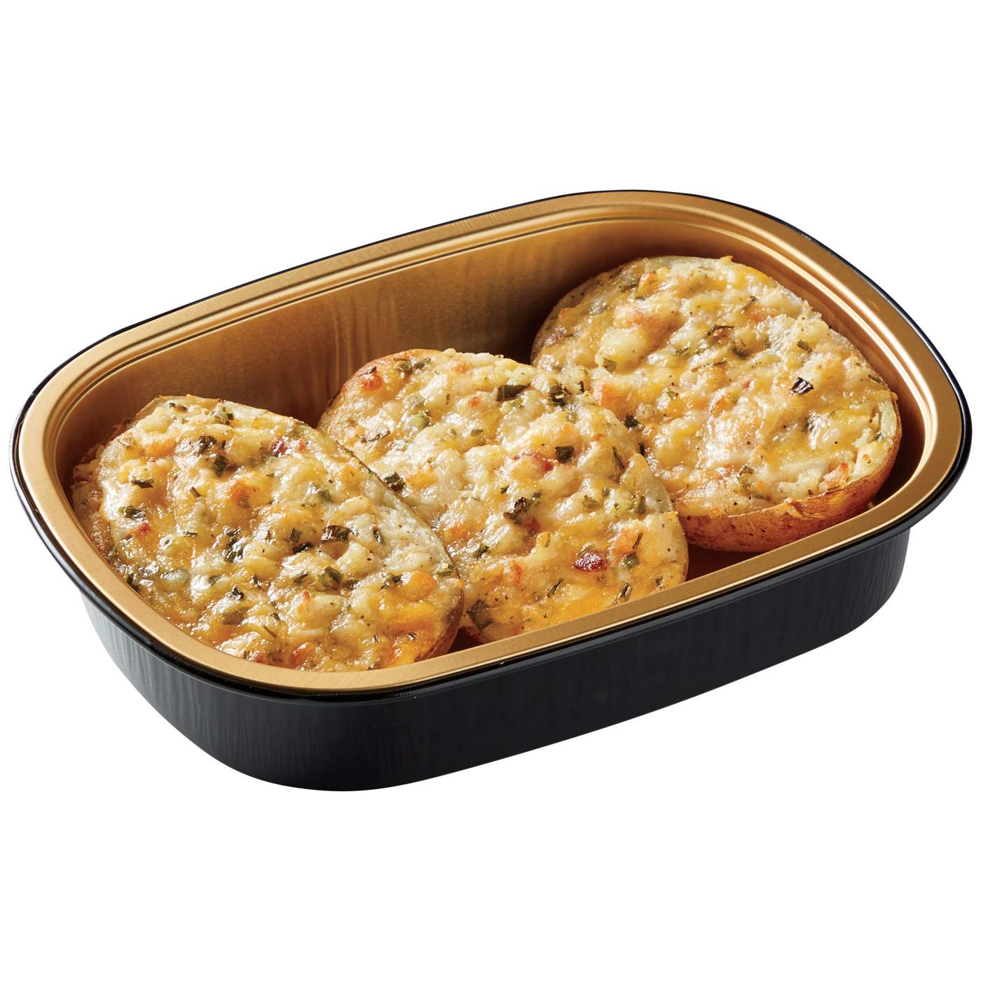 Meal Simple by H-E-B Uncured Bacon & Chives Loaded Potato Boats - Shop ...