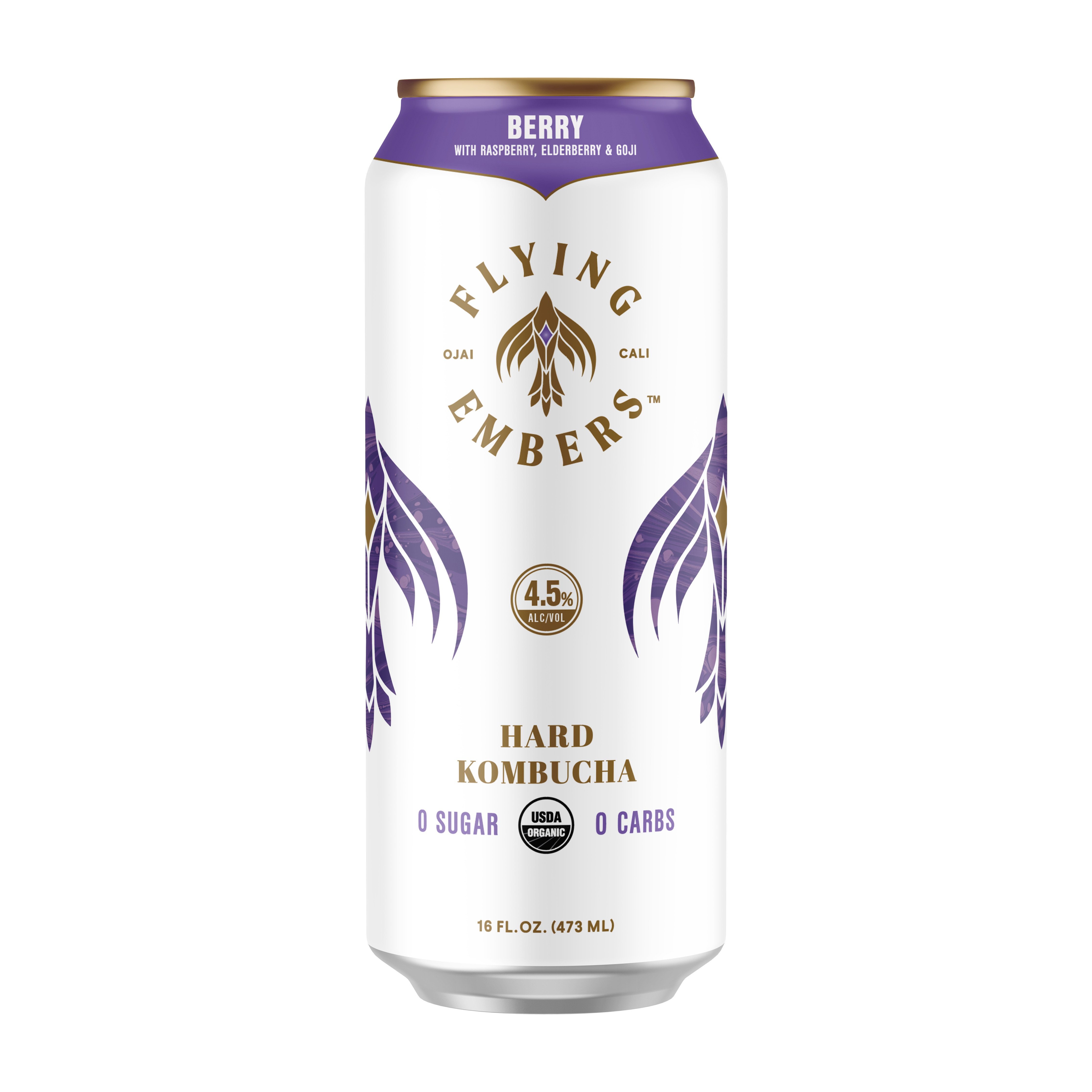 Flying Embers Berry Hard Kombucha - Shop Malt beverages & coolers at H-E-B