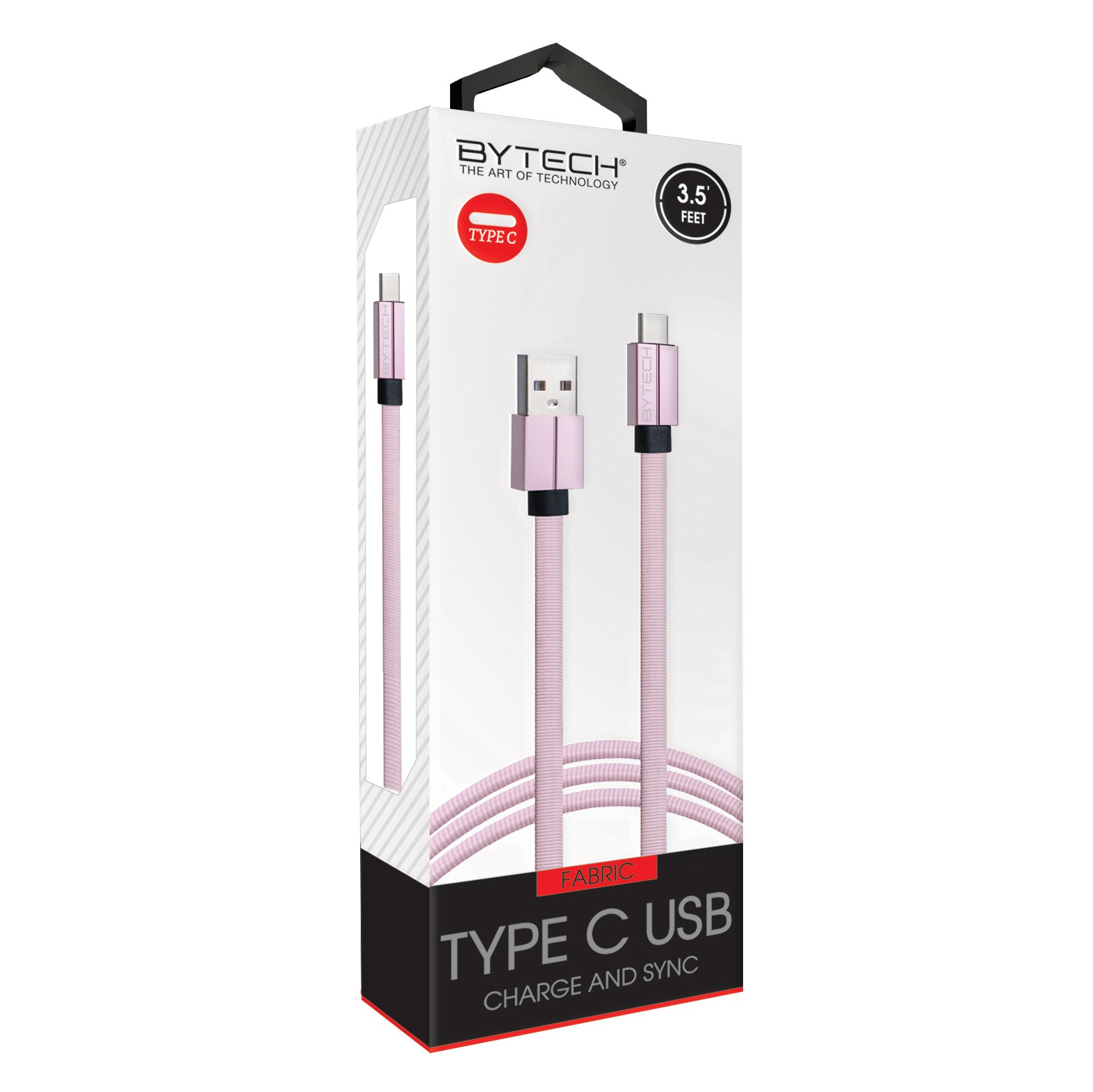 Bytech Flat Fabric Type-C Cable - Shop Phone chargers at H-E-B