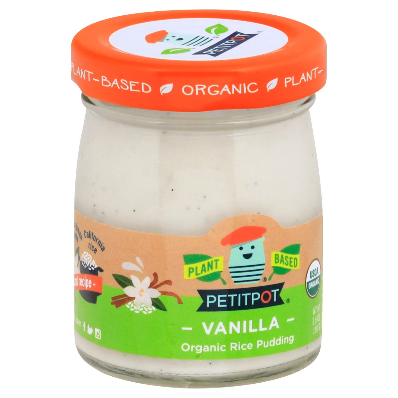 Petit Pot Organic Coconut Rice Pudding - Shop Pudding & gelatin at H-E-B