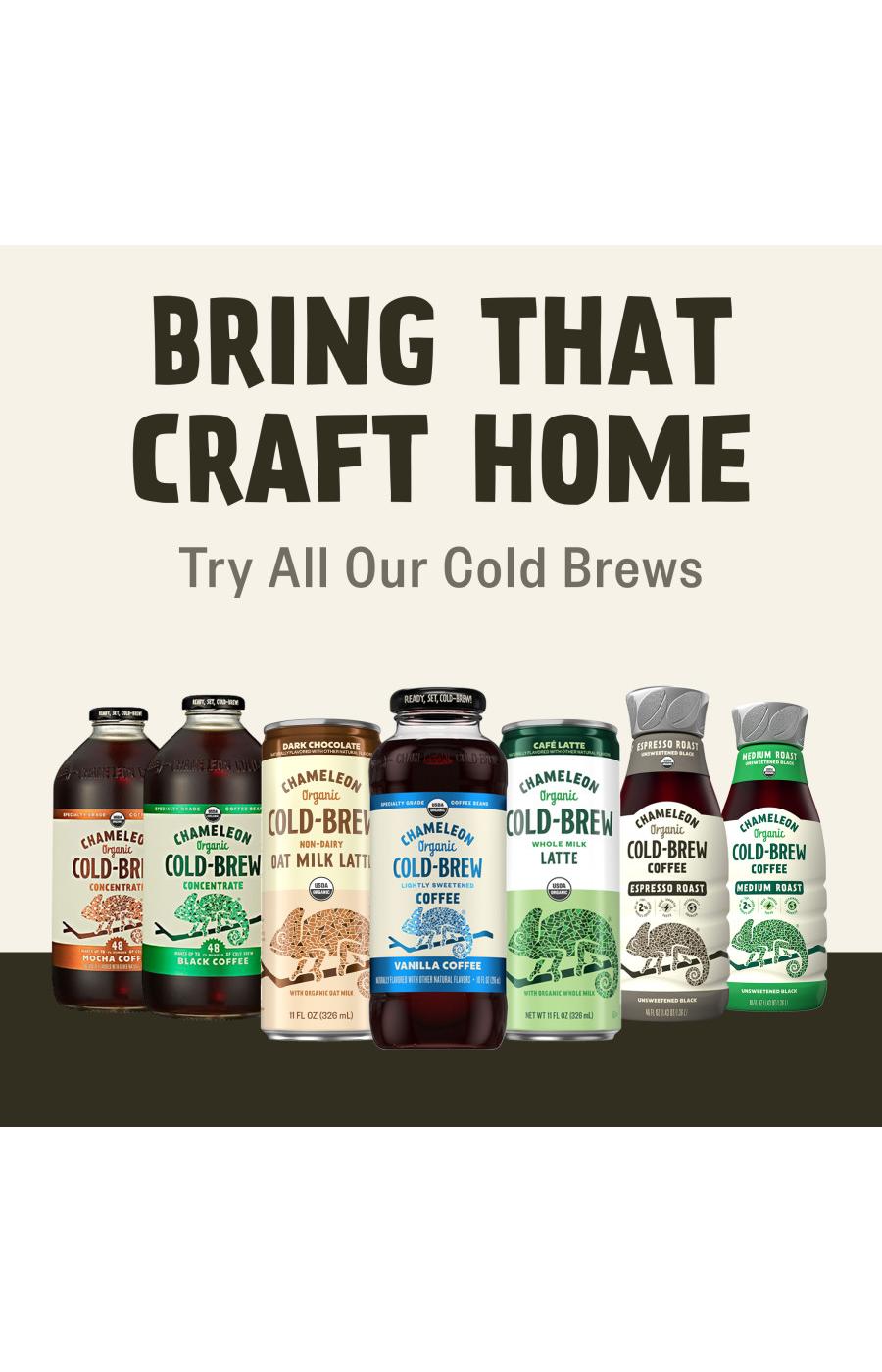 Chameleon Organic Espresso Cold Brew Coffee Concentrate - Shop Coffee ...