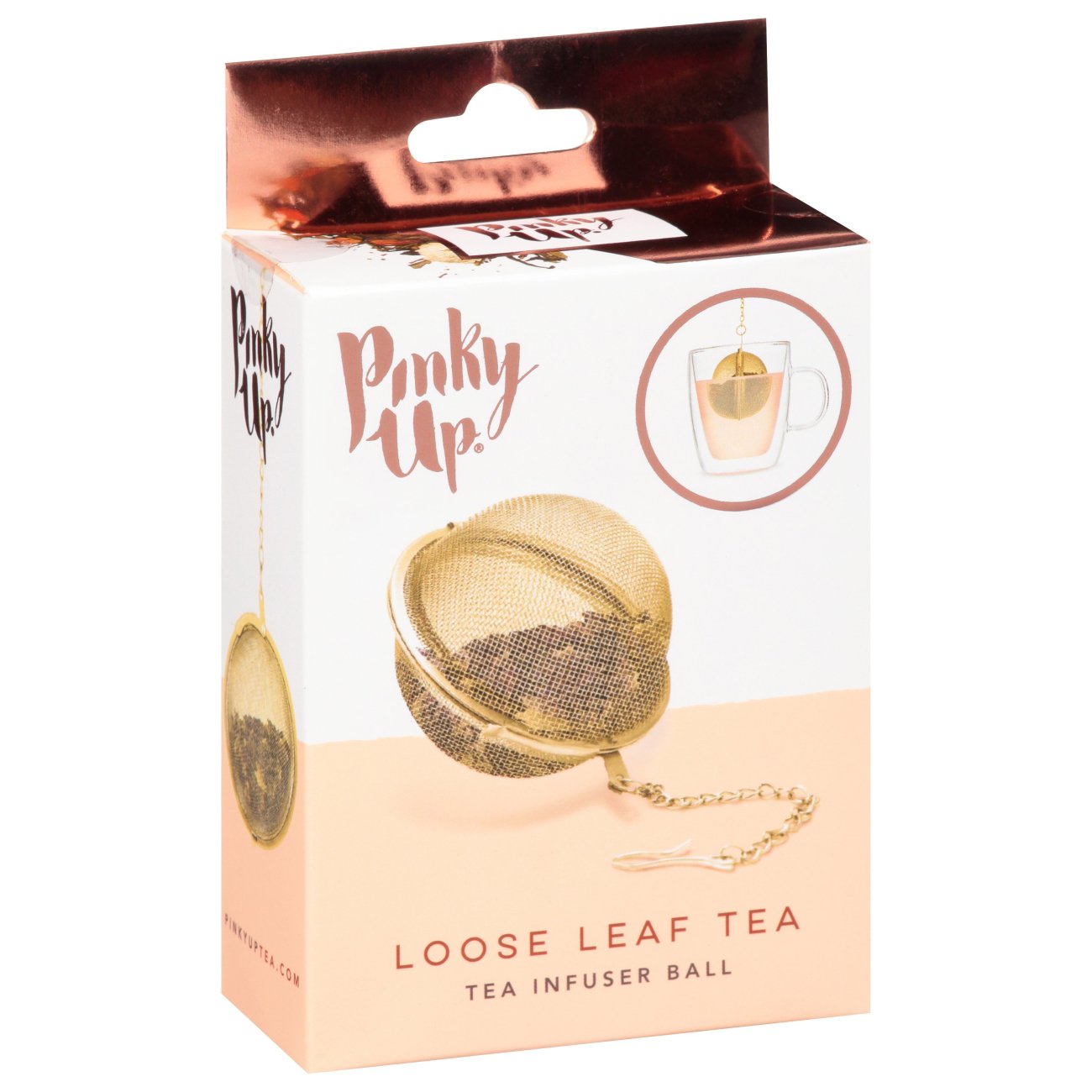 Pinky Up Small Gold Tea Infuser Ball - Shop Travel & To-Go at H-E-B
