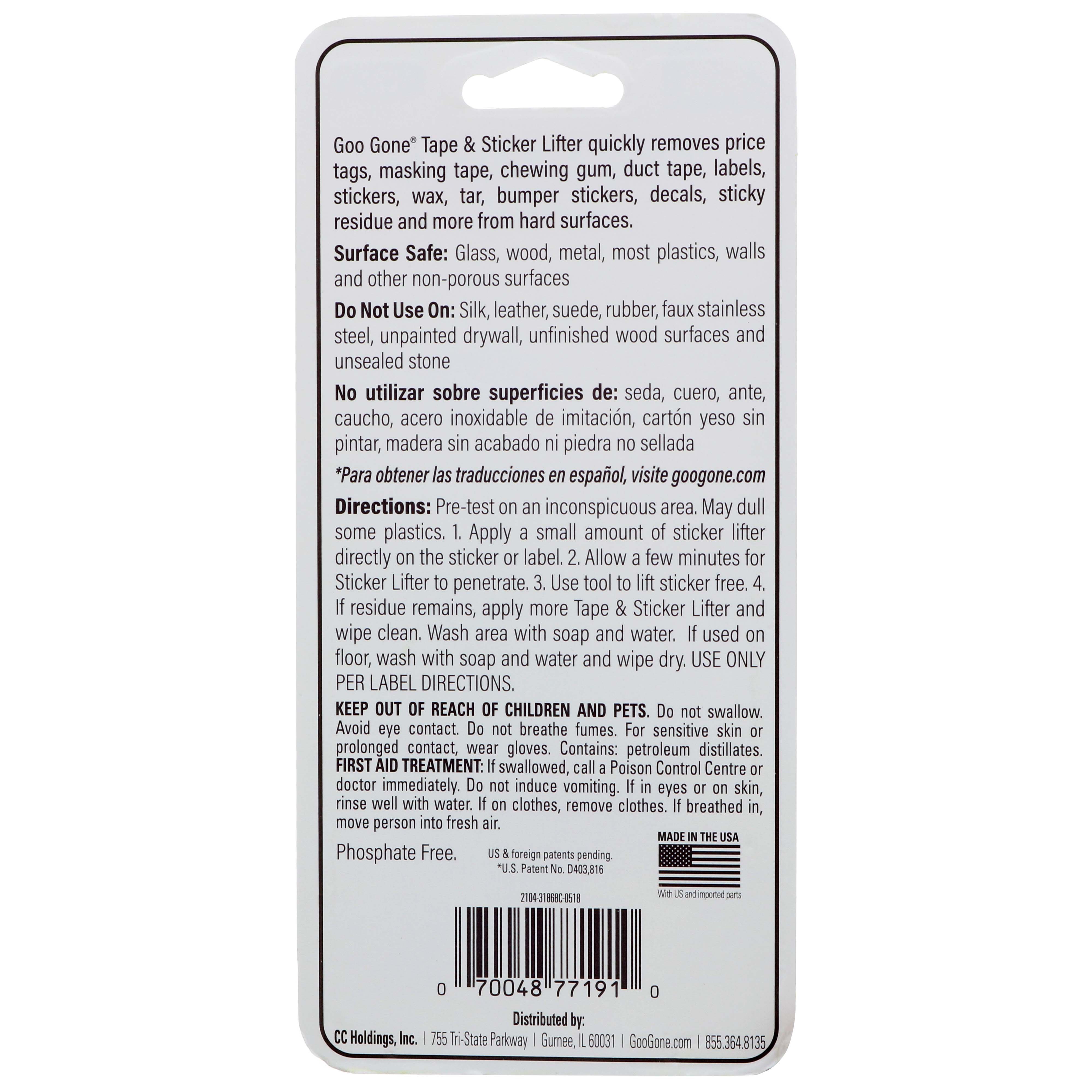 Goo Gone Sticker Lifter