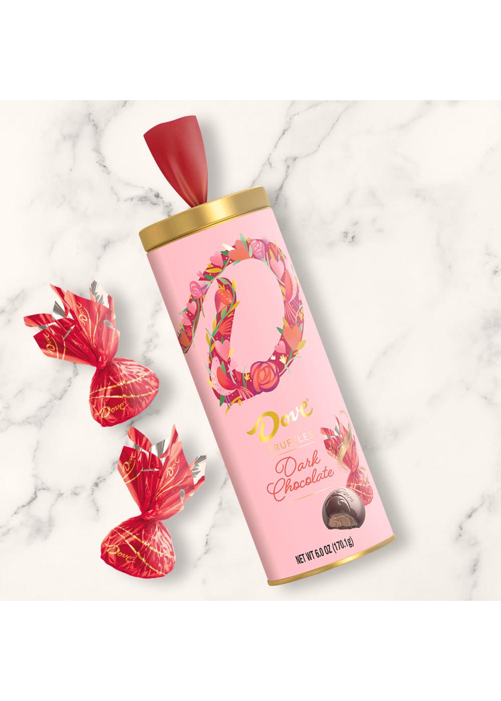 Dove Dark Chocolate Truffles Valentine S Gift Tin Shop Candy At H E B