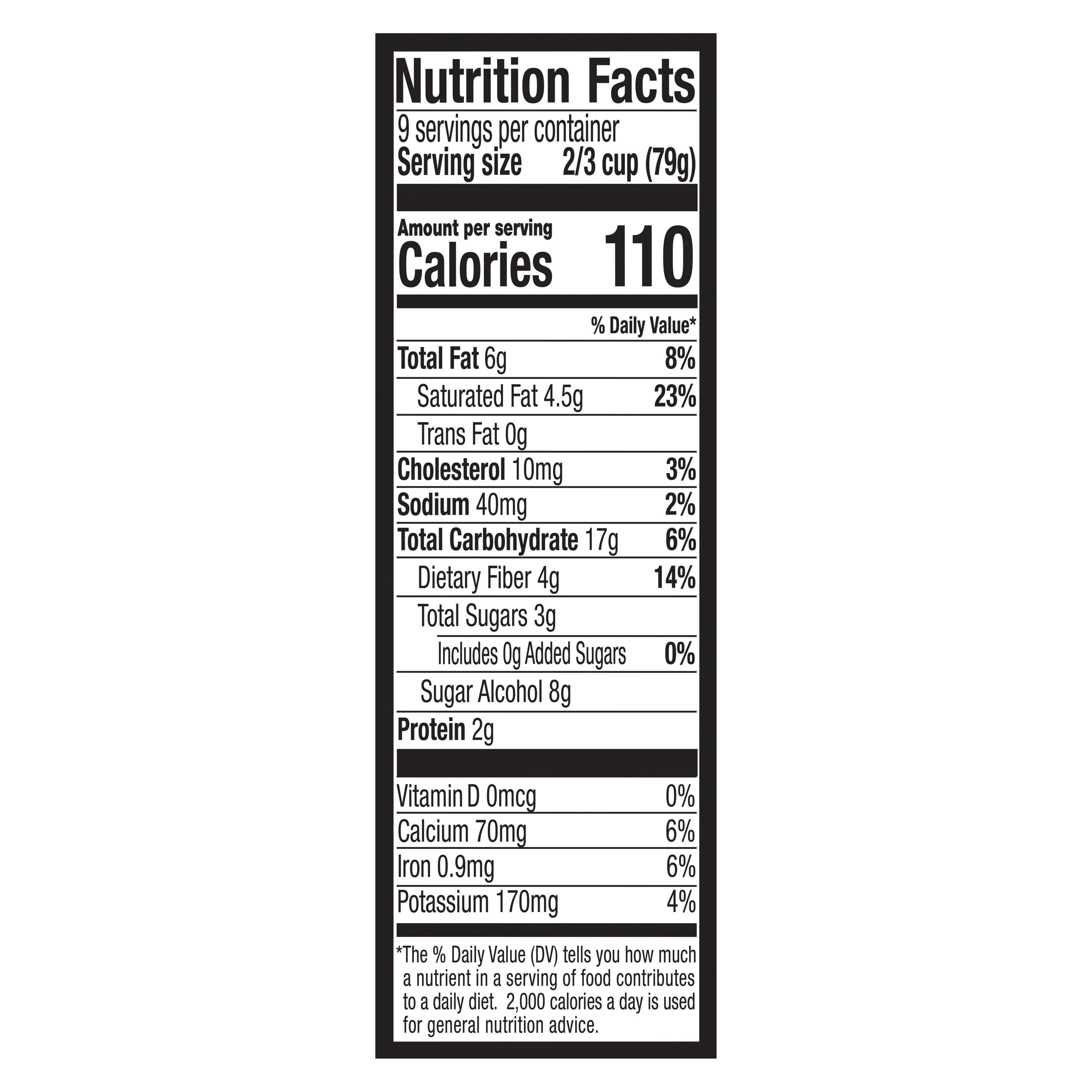 Carb Info For Carb Smart Ice Cream Bars