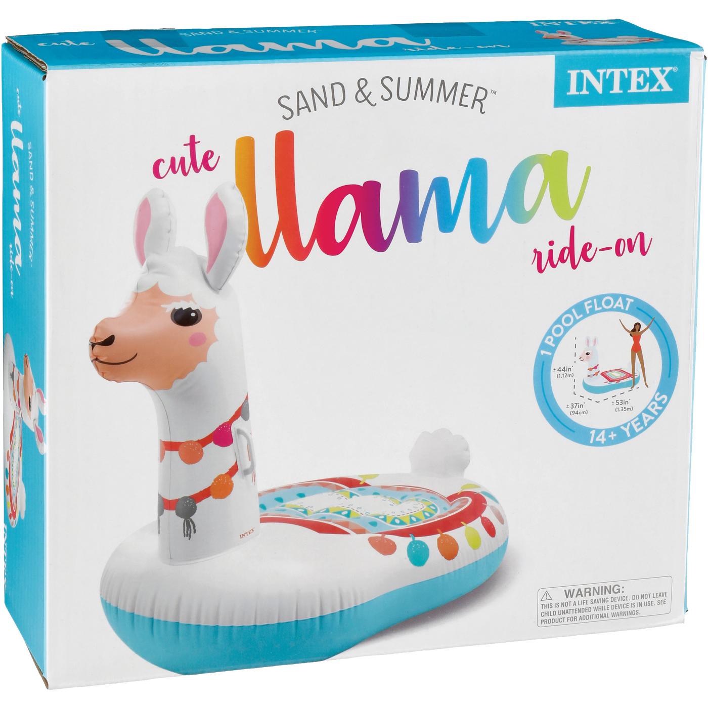 Intex Sand & Summer Llama Ride-On Pool Float - Shop Floats at H-E-B