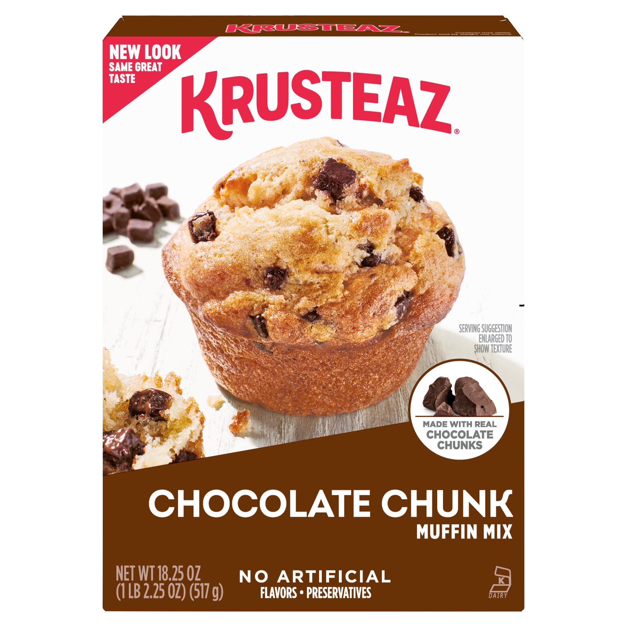 Krusteaz Chocolate Chunk Muffin Mix - Shop Baking Mixes at H-E-B