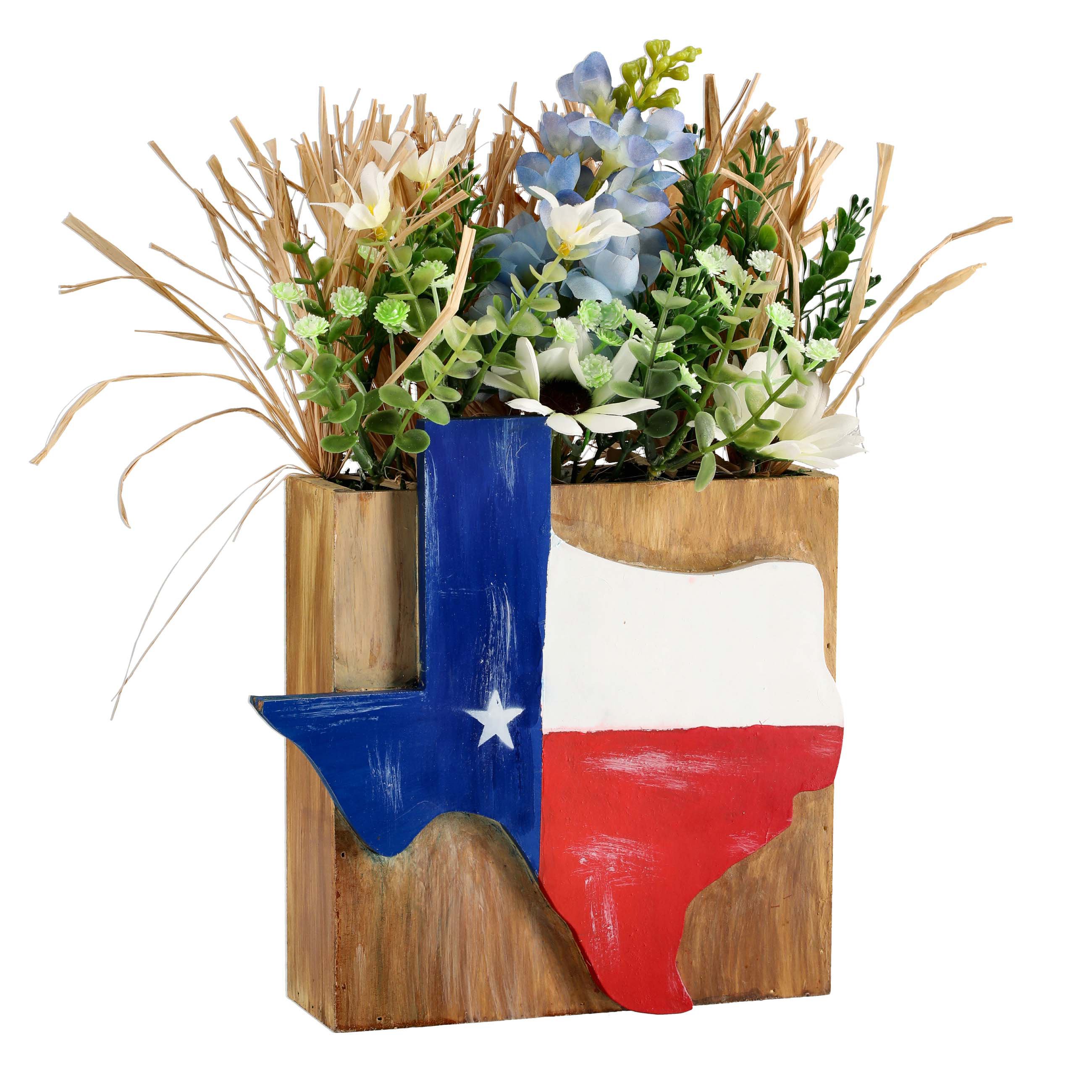 Haven & Key Texas Wildflower Wooden Tabletop Decoration - Shop Seasonal ...
