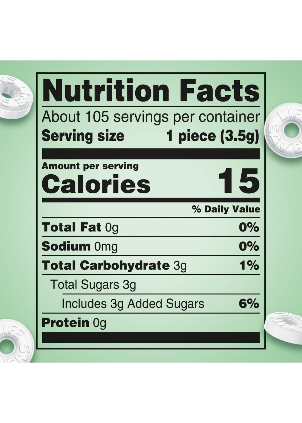 Life Savers Wint-O-Green Breath Mints Hard Candy - Sharing Size - Shop ...