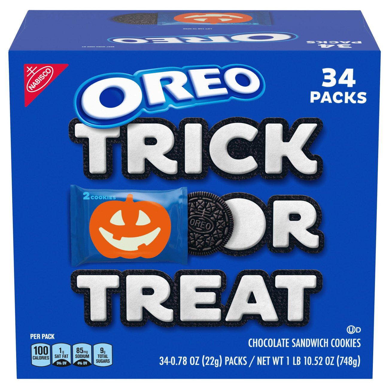 Nabisco Oreo Boo! Chocolate Sandwich Cookies Multipack - Shop Cookies ...