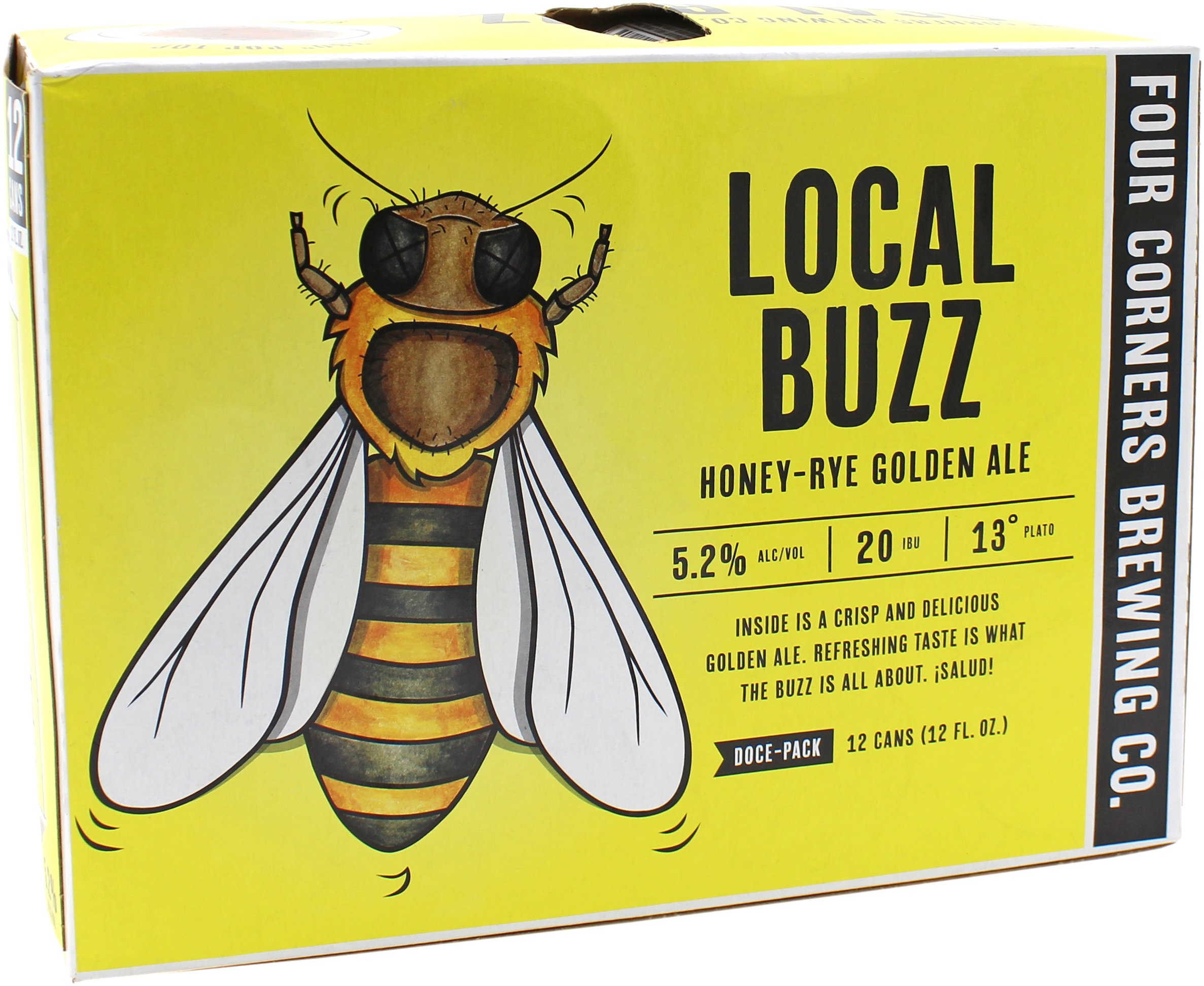 Four Corners Local Buzz Golden Ale Beer 12 pk Cans - Shop Beer at H-E-B