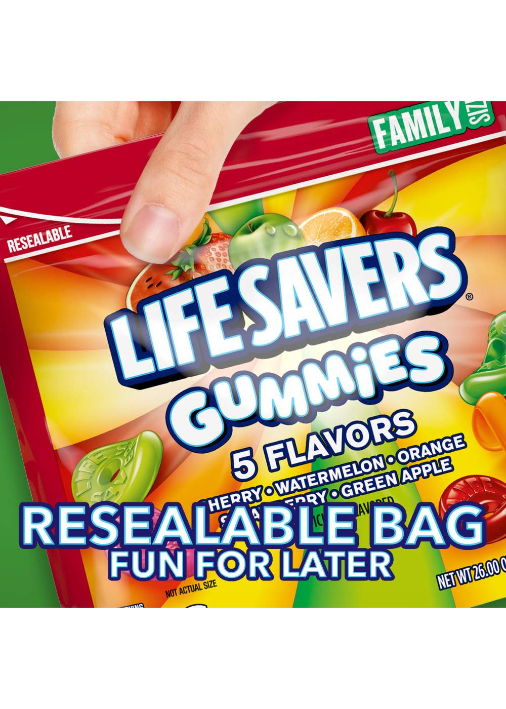 Life Savers Original 5 Flavors Gummies - Family Size - Shop Candy at H-E-B