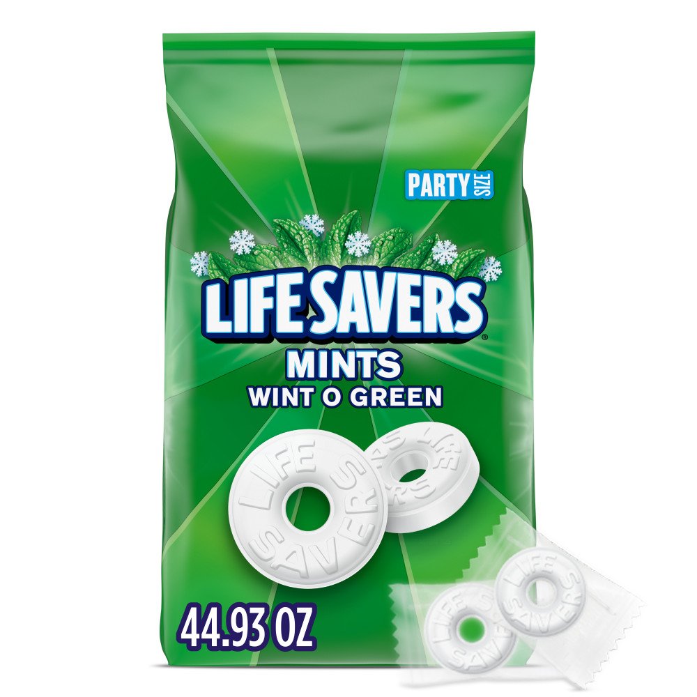 Life Savers Wint-O-Green Breath Mint Hard Candy - Party Size - Shop Gum ...