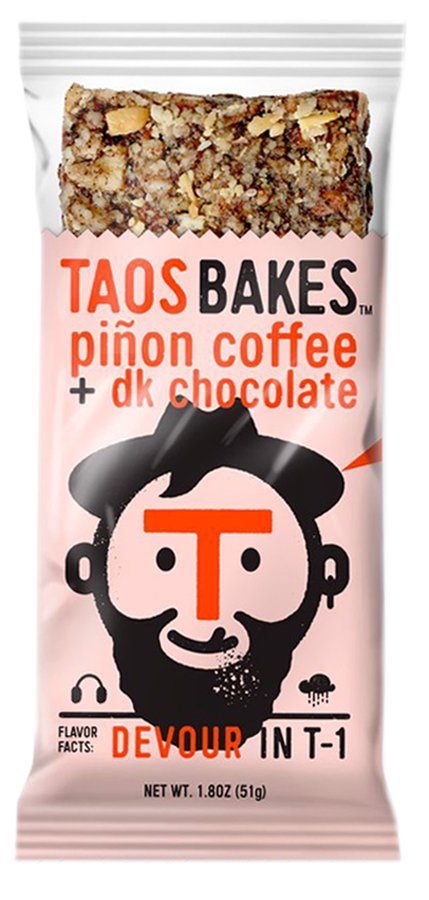 Taos Bakes Pinon Coffee & Dark Chocolate Bar - Shop Granola & snack ...