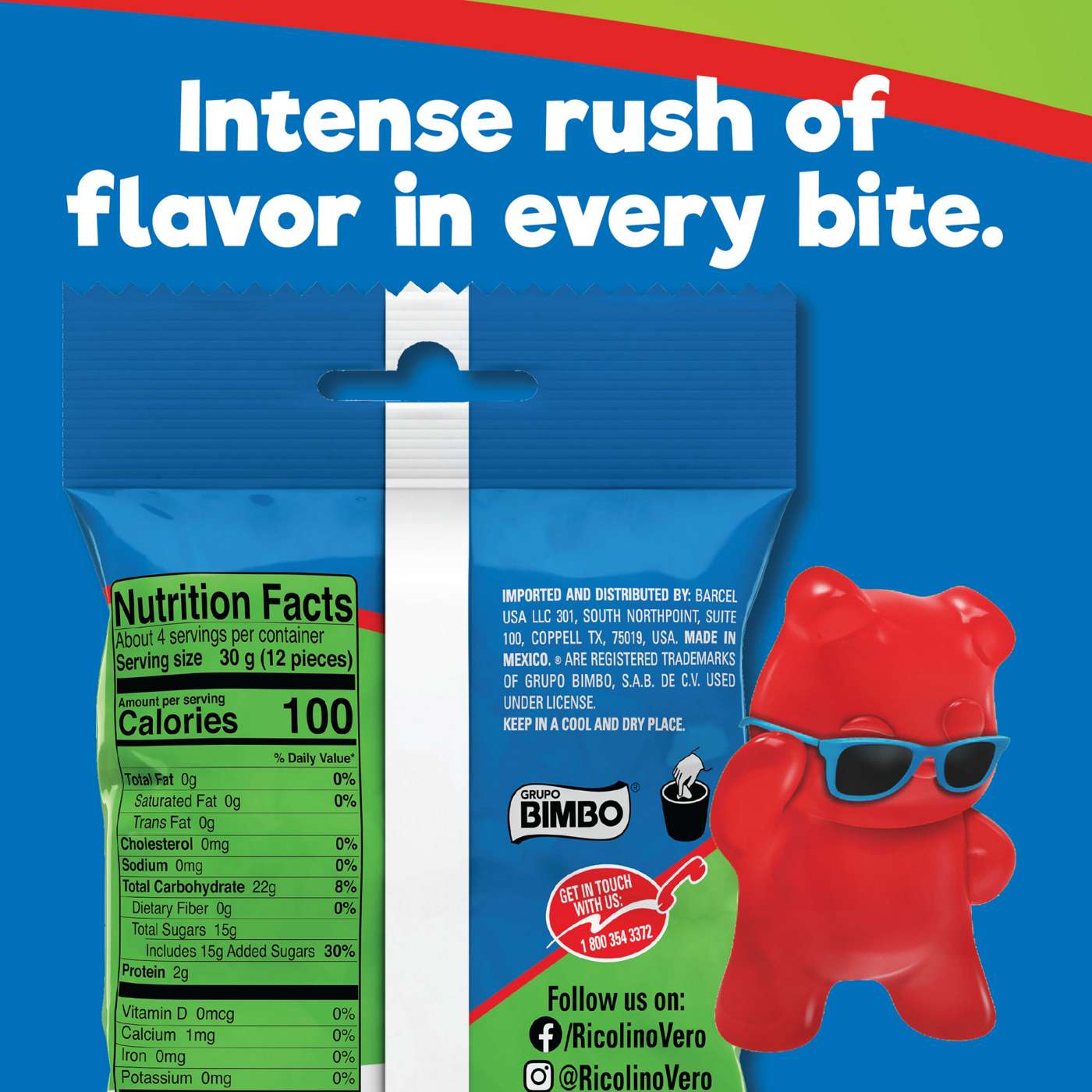 Ricolino Panditas Fruit Gummy Candy - Shop Candy at H-E-B