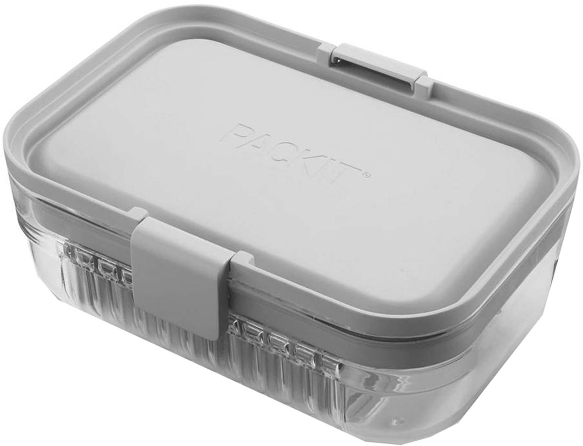 Packit Steel Gray Lunch Bento Box, ea | Central Market - Really Into Food