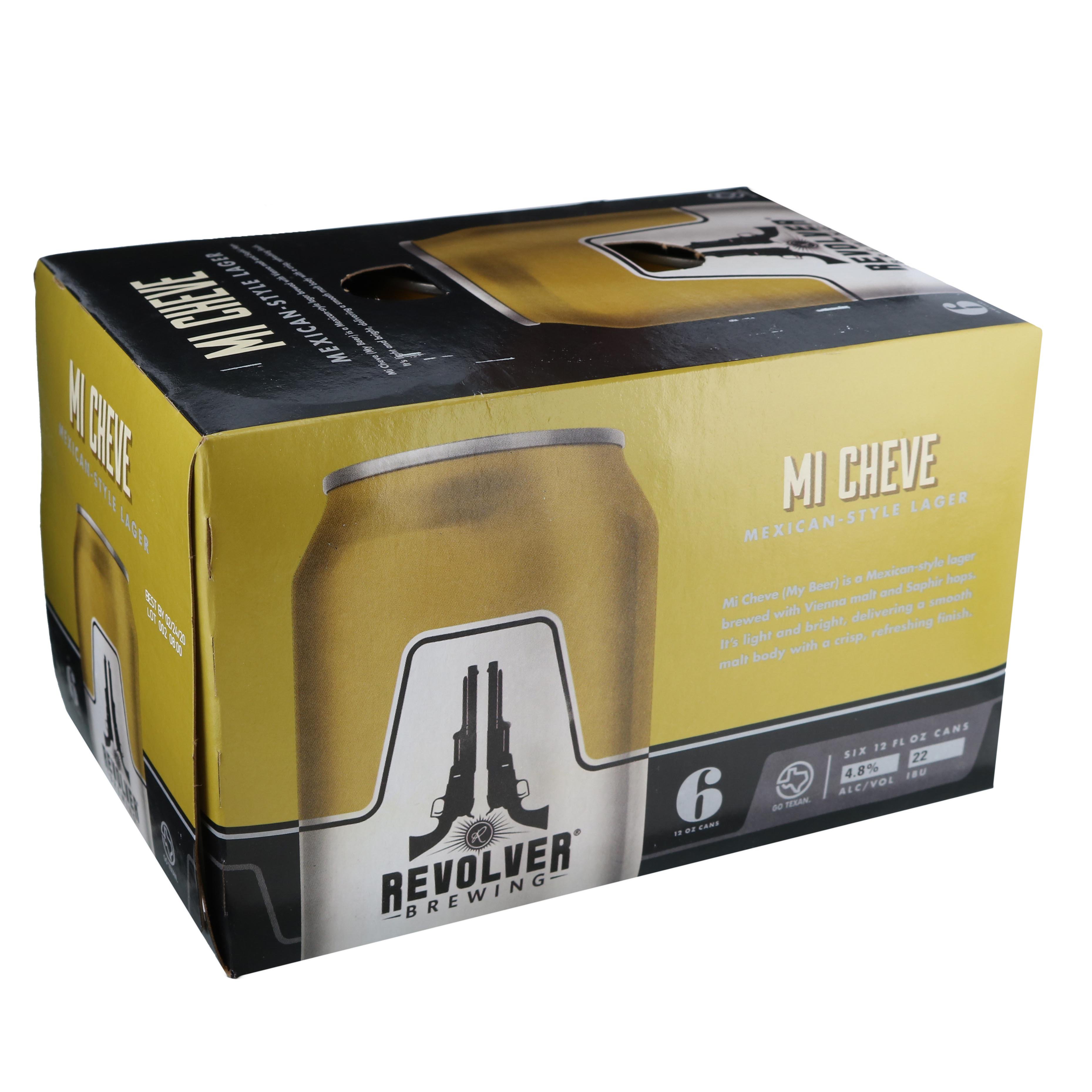 Revolver Mi Cheve Mexican Style Lager Beer 12 oz Cans - Shop Beer at H-E-B