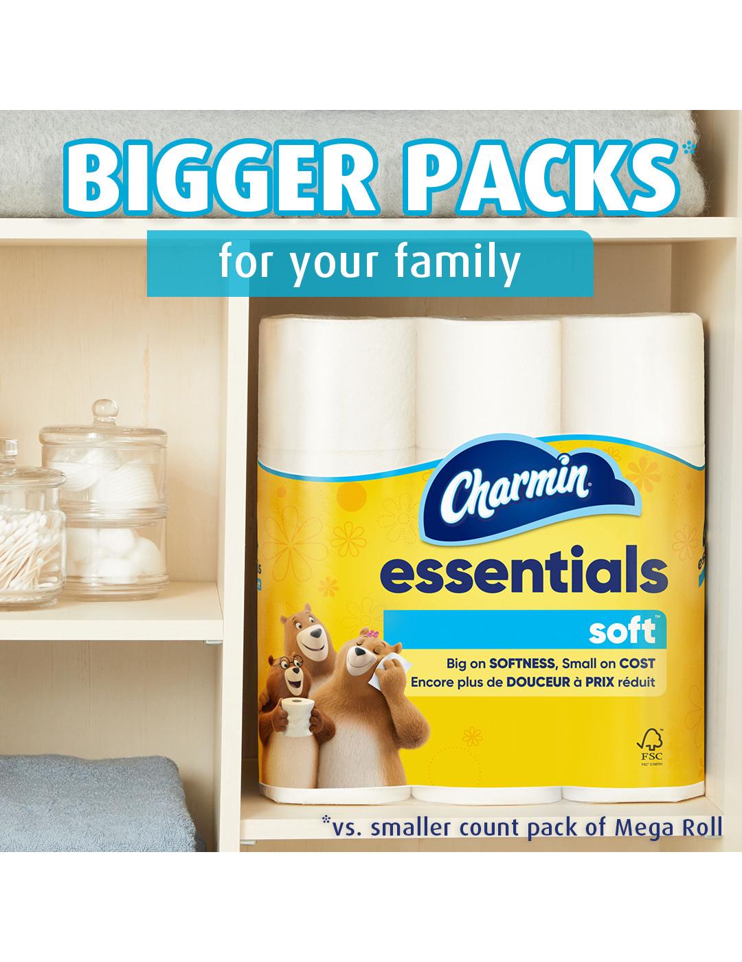Charmin Essentials Soft Toilet Paper - Shop Toilet paper at H-E-B