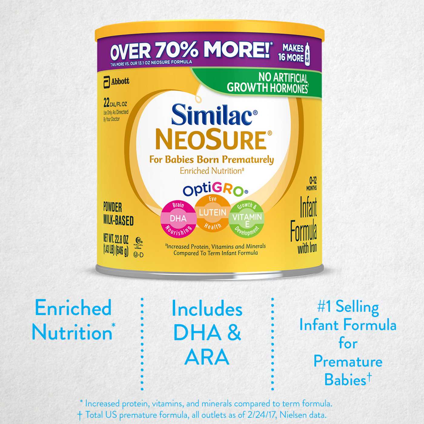 Similac NeoSure Infant Formula Powder - Shop Formula at H-E-B