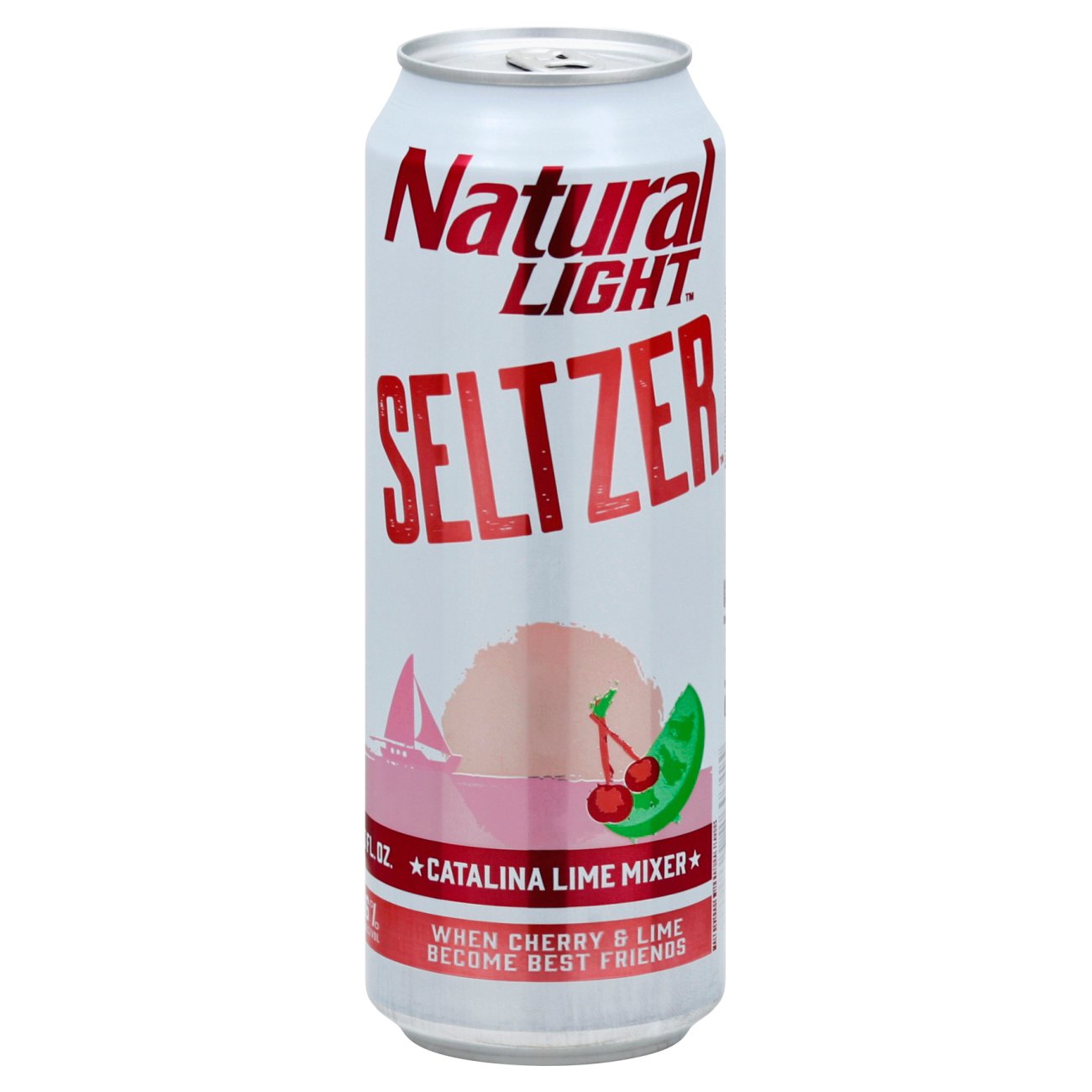 Natural Light Catalina Lime Mixer Seltzer - Shop Malt Beverages ...