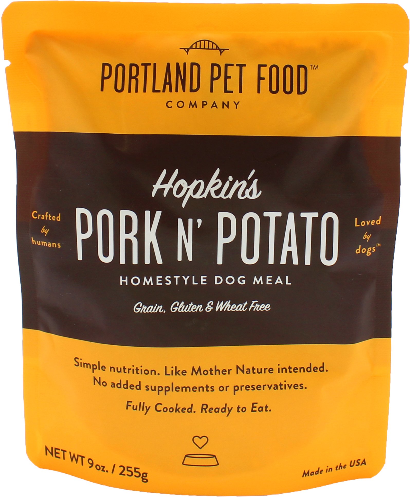 Portland Pet Food Company Pork N Potato Dog Meal, 9 oz | Central Market ...