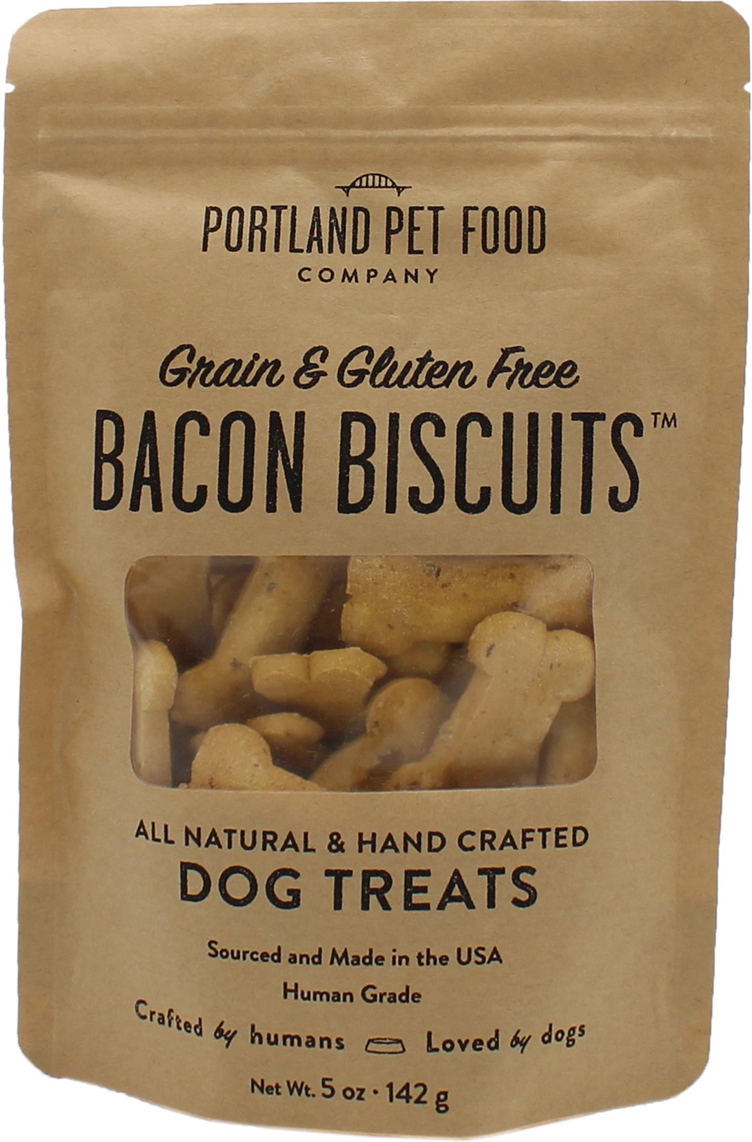 Portland Pet Food Company Bacon Biscuit Dog Treat, 5 oz | Central ...