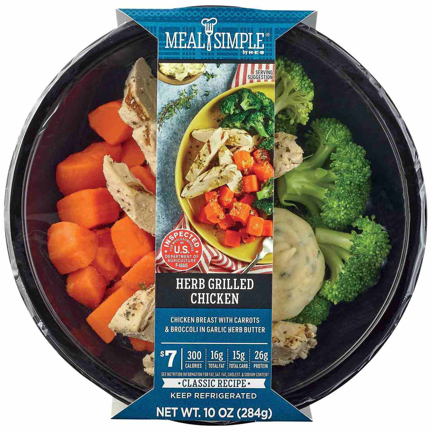 Meal Simple by H-E-B Herb Grilled Chicken Bowl - Shop Entrees & sides ...