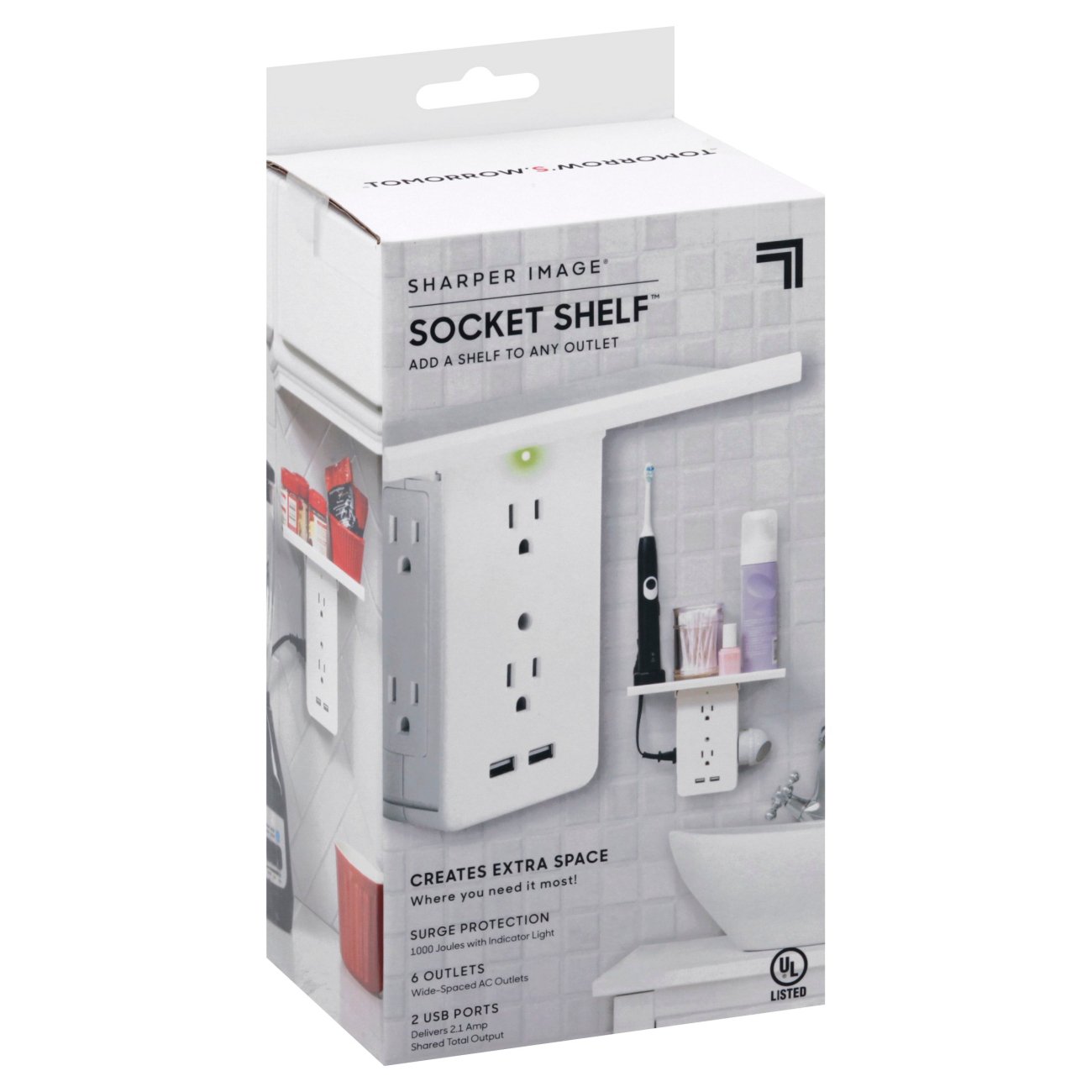 As Seen On Tv Sharper Image Socket Shelf - Shop Sleeves & braces at H-E-B