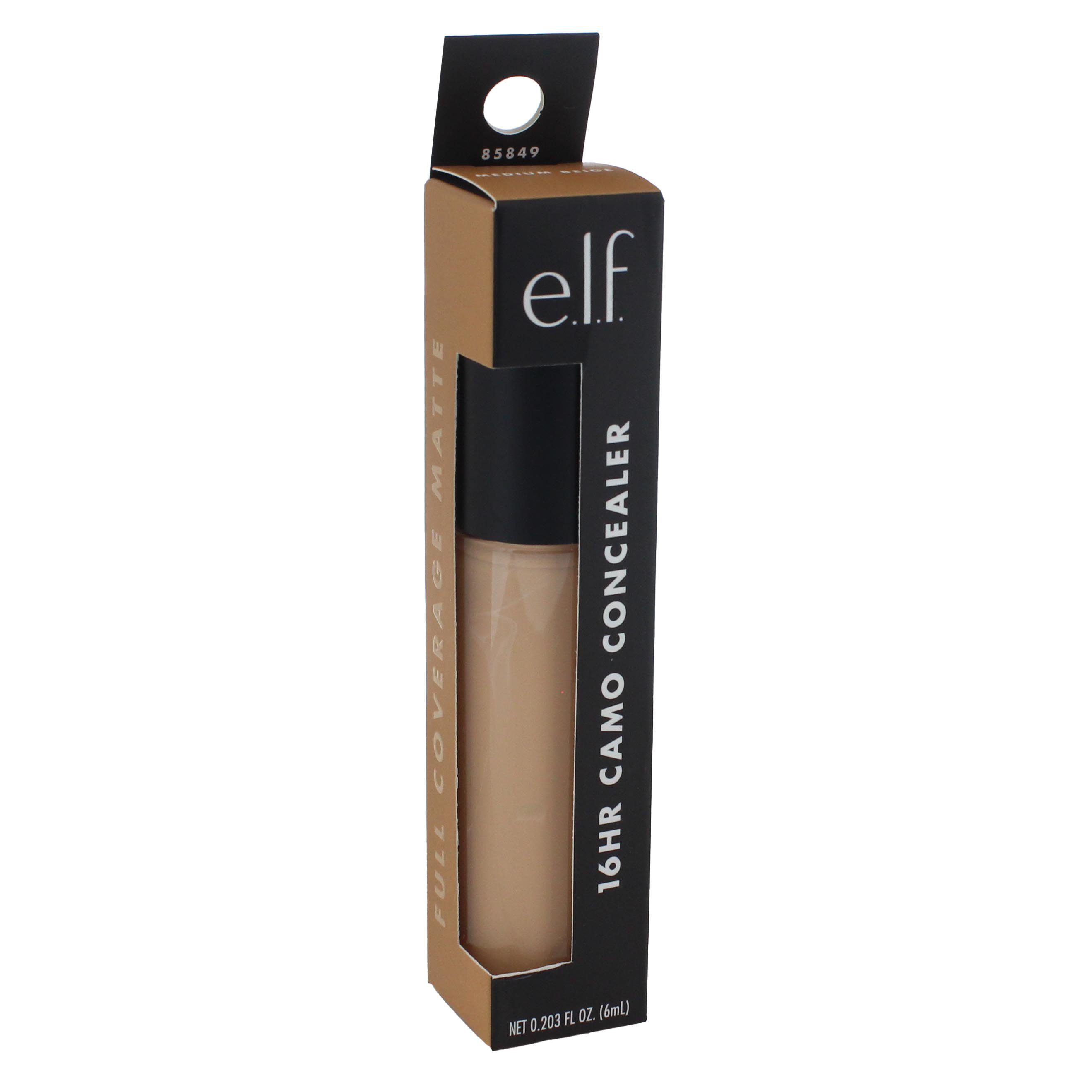 e.l.f. 16 Hour Camo Concealer, Medium Beige - Shop Concealer & color ...
