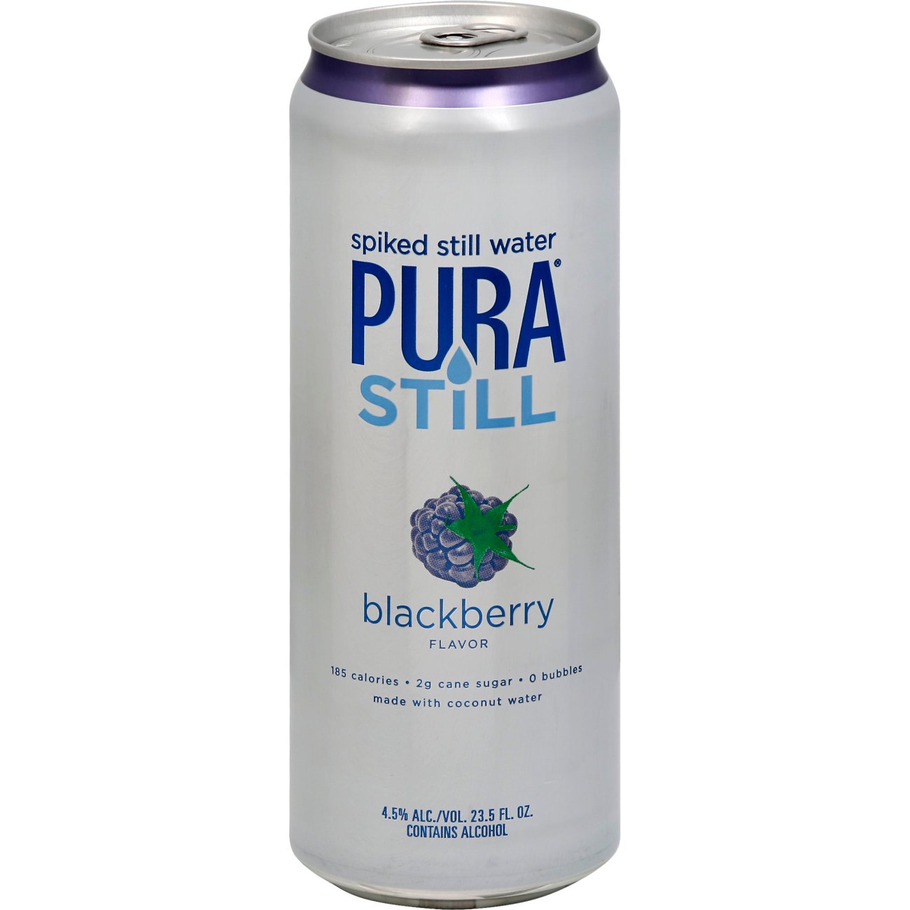 Pura Still Blackberry Spiked Still Water Can - Shop Malt beverages ...
