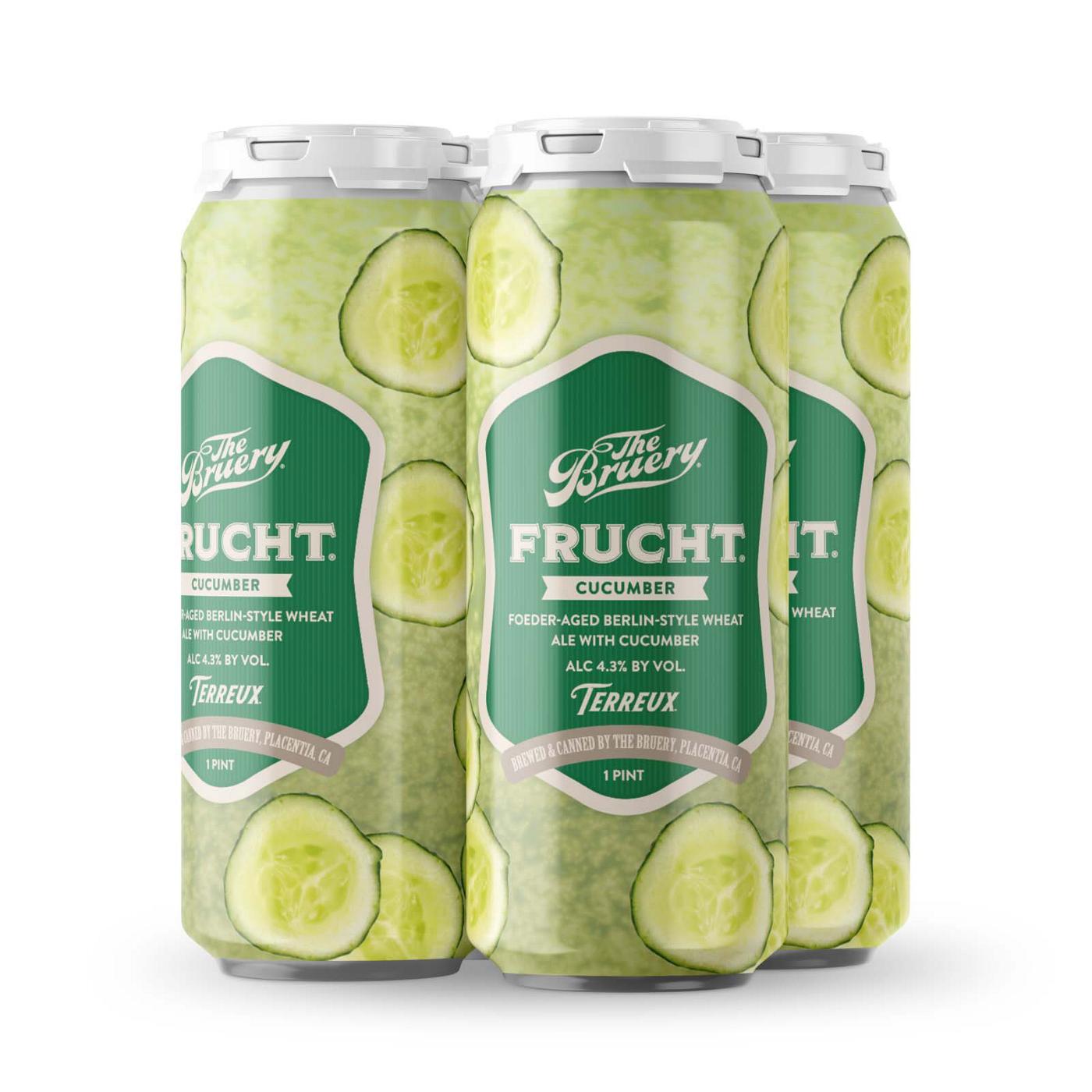 The Bruery Frucht Cucumber Wheat Ale 16 oz Cans - Shop Beer at H-E-B