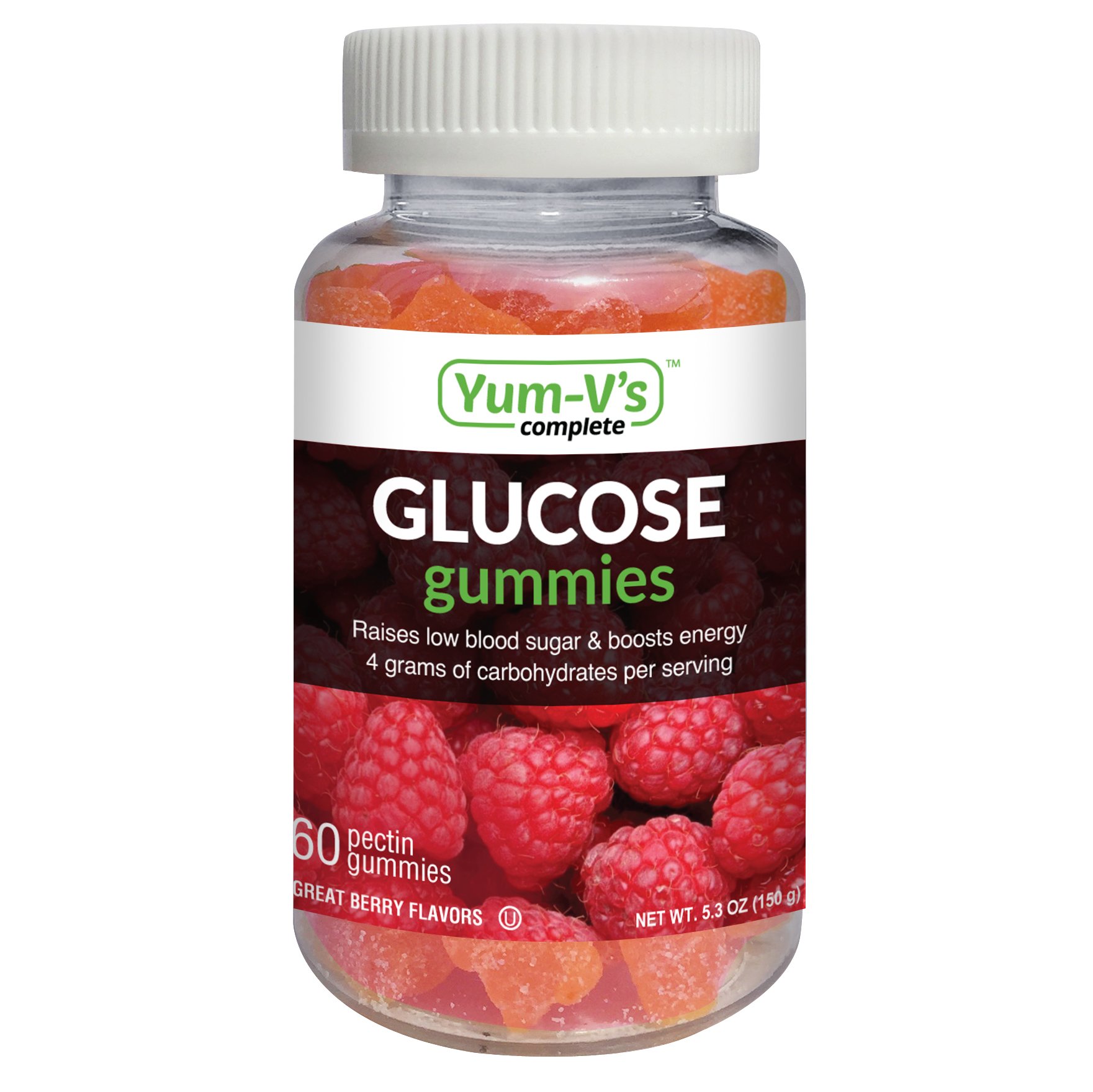 Yum-V's Glucose Gummies - Raspberry - Shop Insulin & glucose at H-E-B