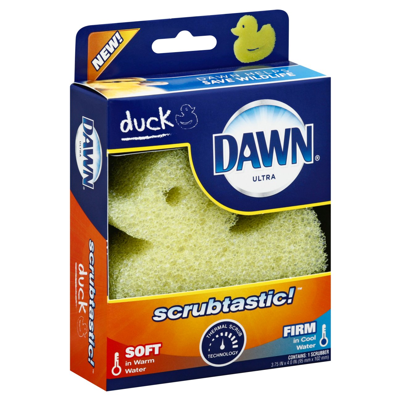 Dawn Ultra Scrubtastic Duck Sponge - Shop Sponges & scrubbers at H-E-B