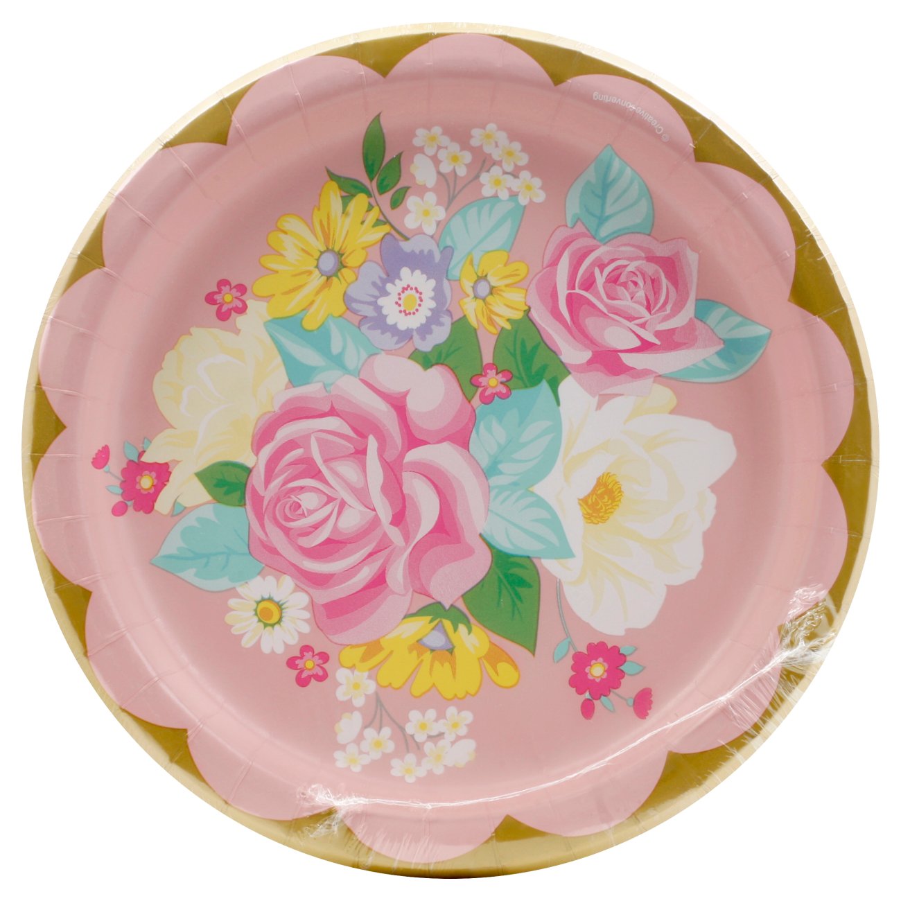 Creative Converting 8" Paper Plates - Floral Tea Party - Shop Napkins ...