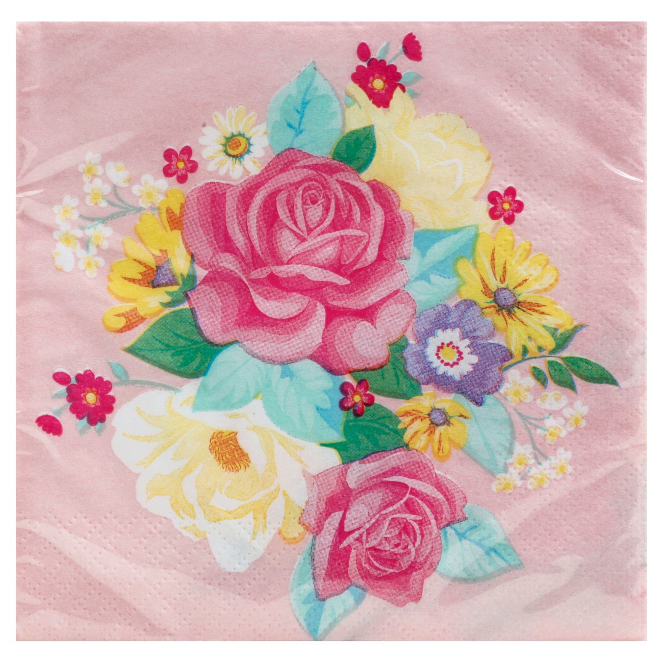 Creative Converting Beverage Napkins - Floral Tea Party - Shop Napkins ...