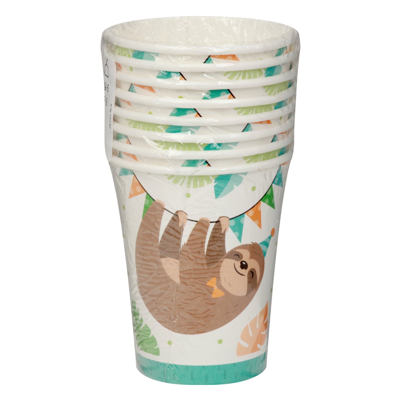 Party Creations Sloth Party Paper Cups, 8 oz - Shop Drinkware at H-E-B